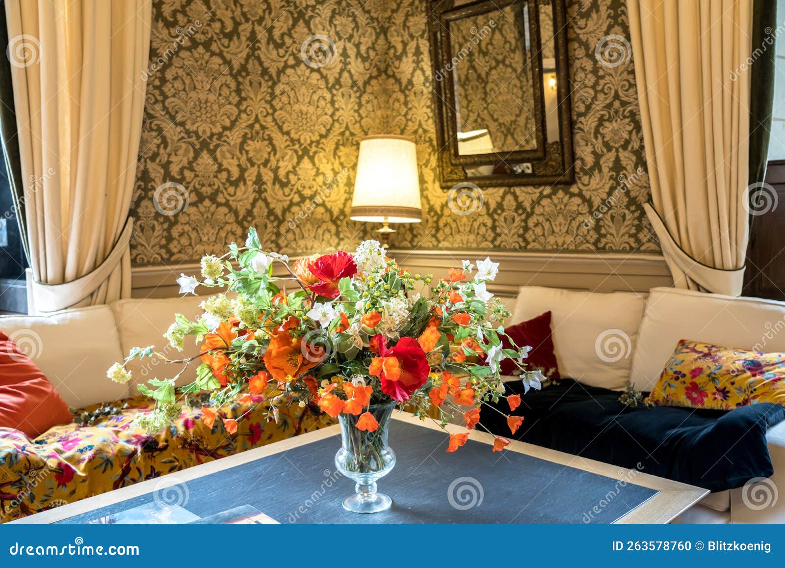 Interior of a Medieval Castle Stock Photo - Image of park, elegance ...