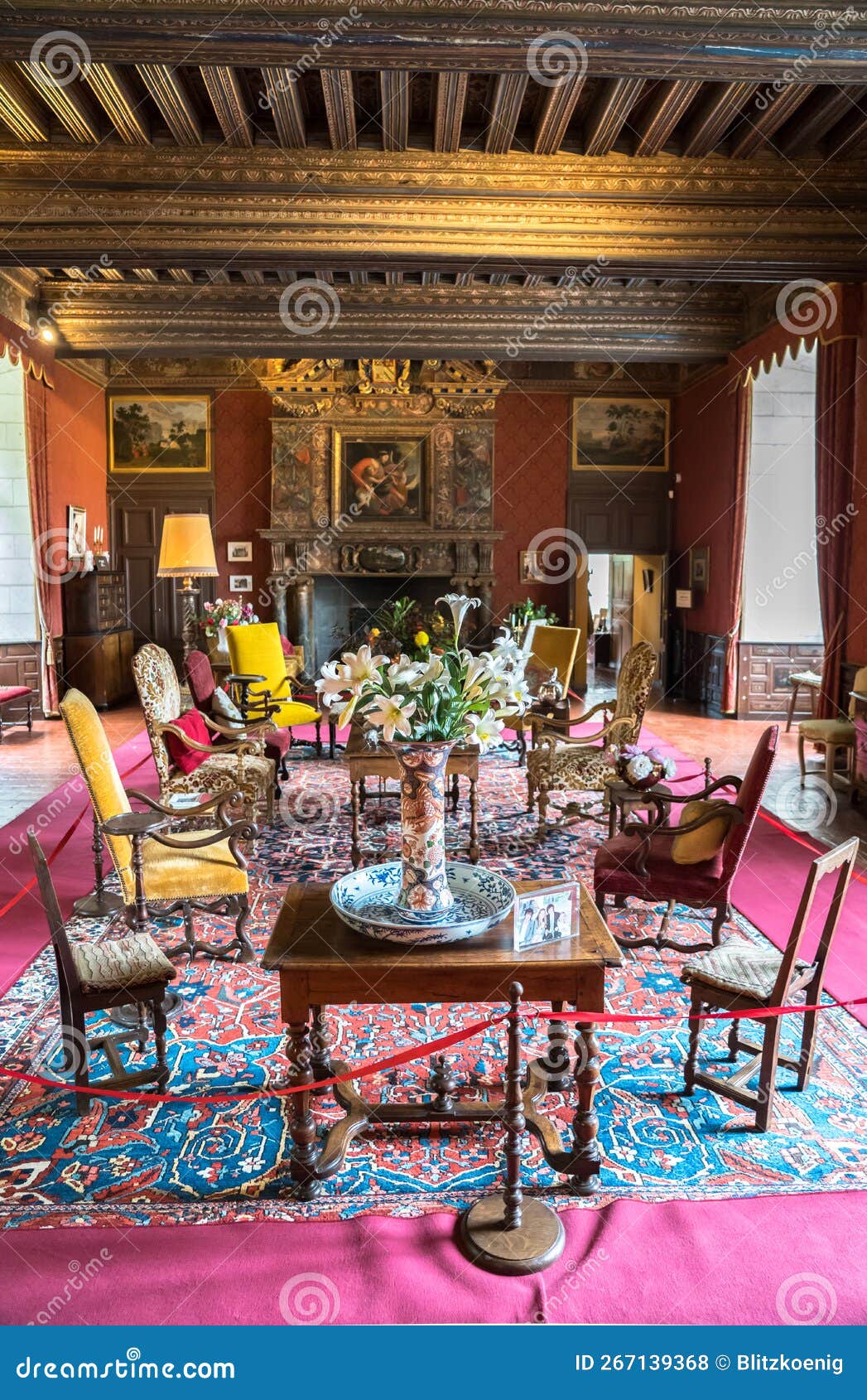 Interior of a Medieval Castle Editorial Stock Photo - Image of france ...