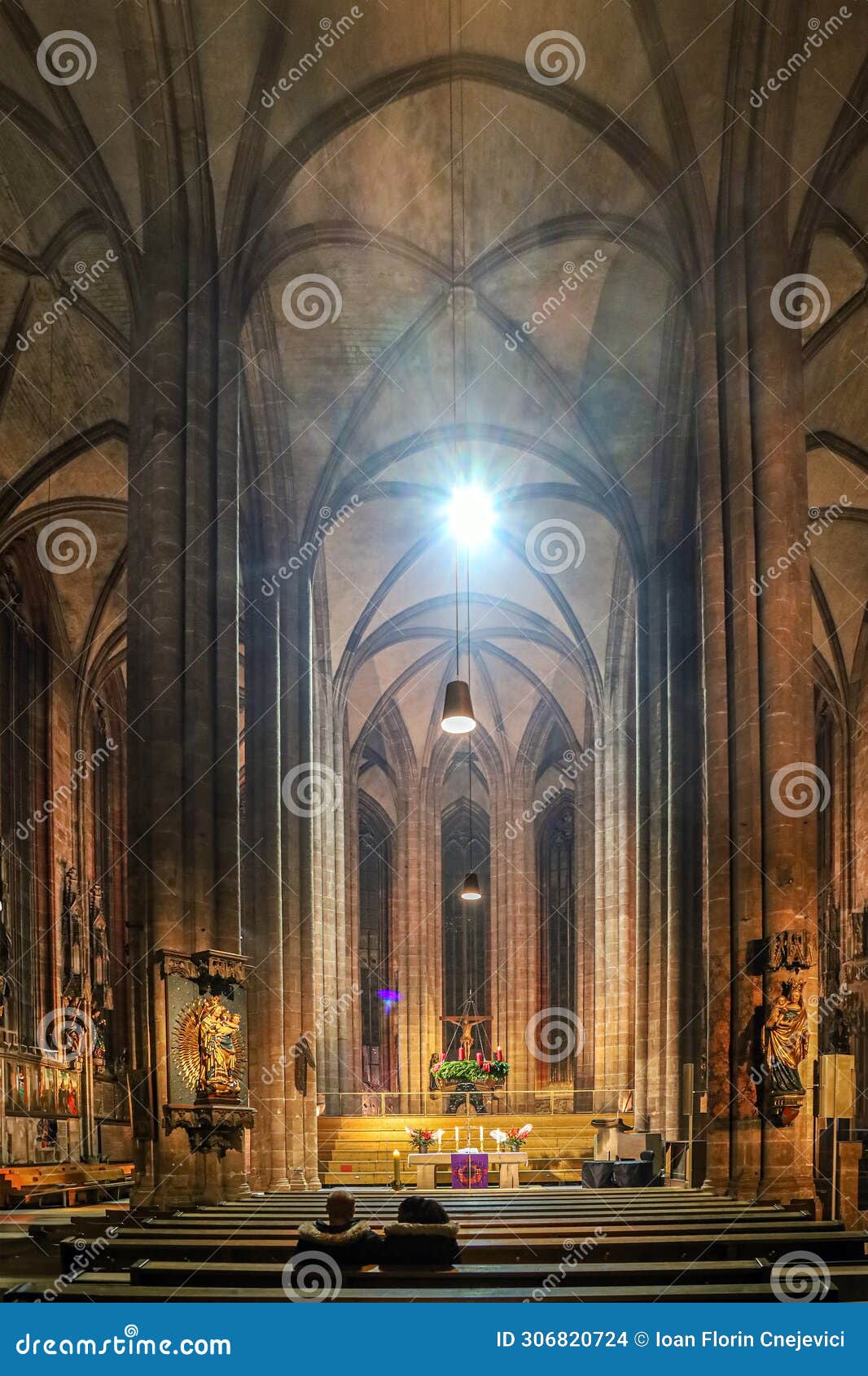 Interior Of The Medieval Church Of St Sebald Sebalduskirche