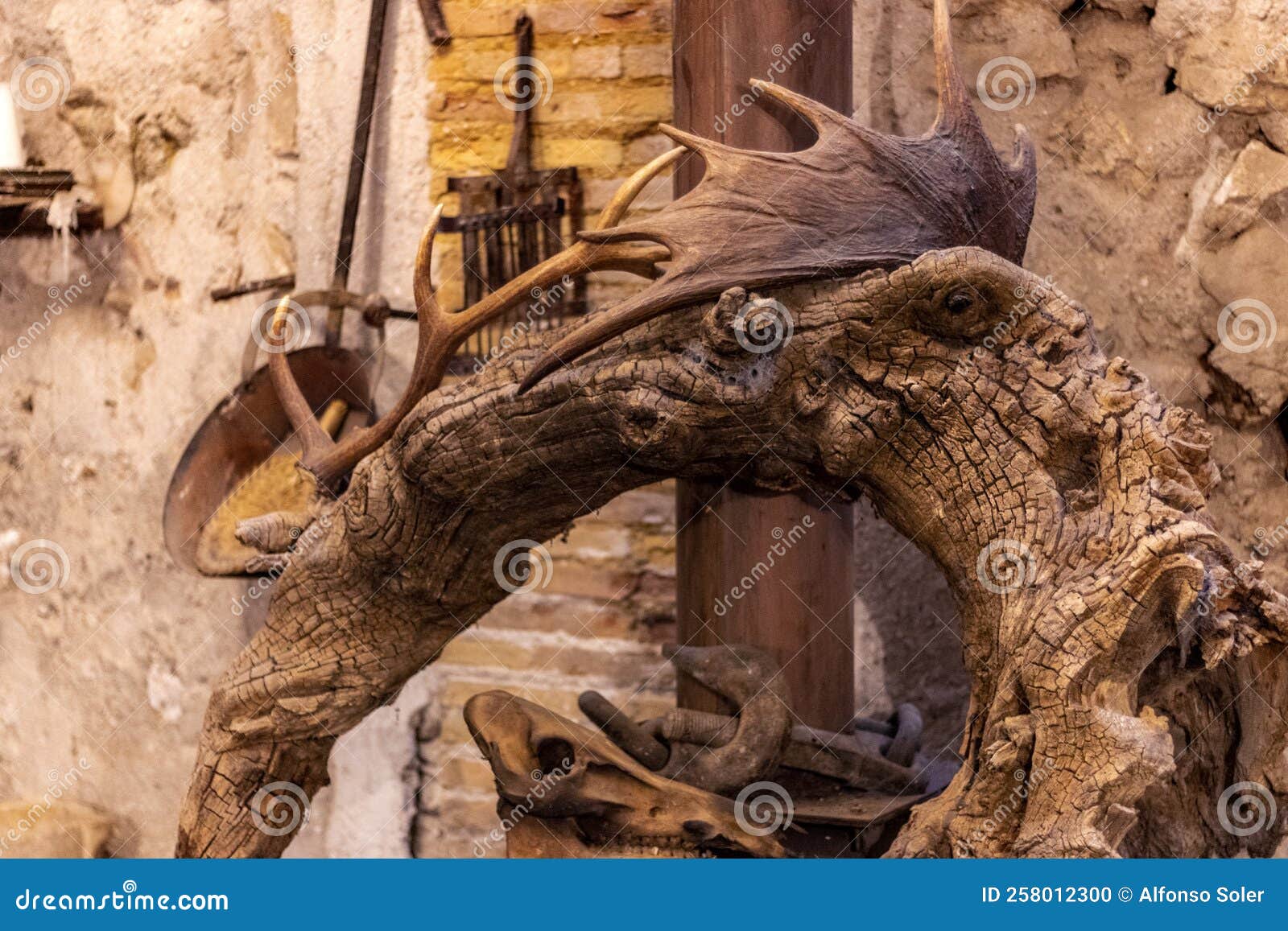 Interior of a Medieval House. Medieval Concept Stock Photo - Image of ...