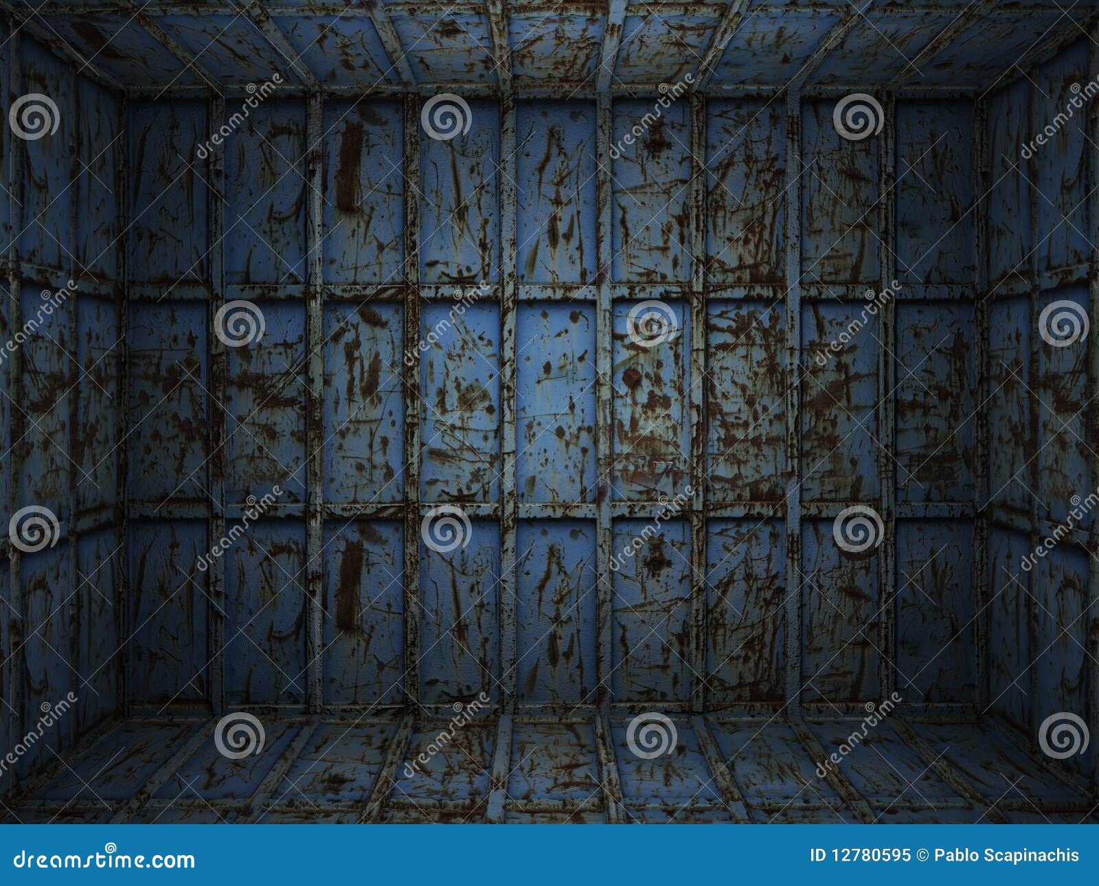Interior metal rusty room stock image. Image of wall - 12780595