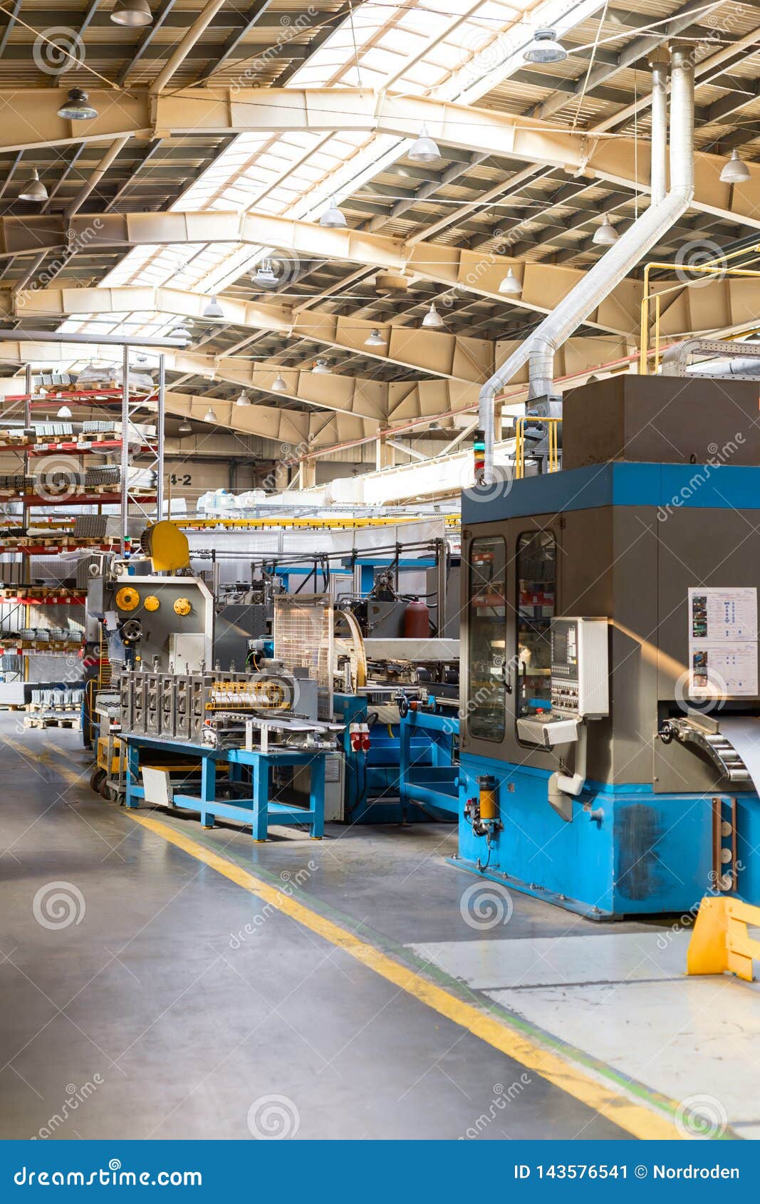 The Interior of the Metalworking Shop. Modern Industrial Enterprise ...