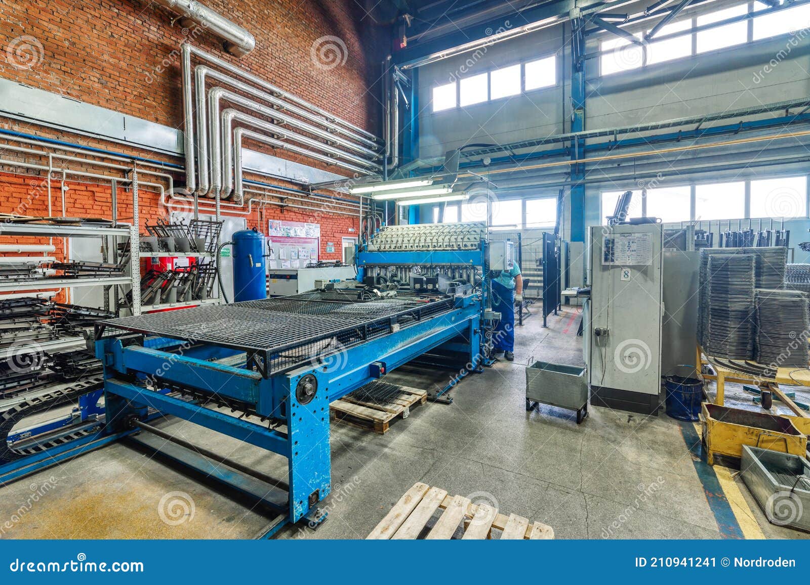 The Interior of the Metalworking Shop. Modern Industrial Enterprise ...