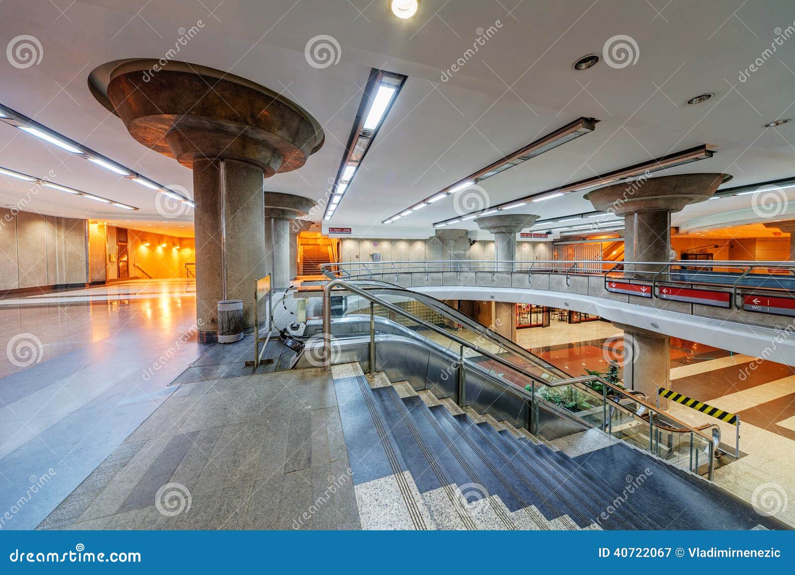 Interior of metro station stock image. Image of lifestyles - 40722067