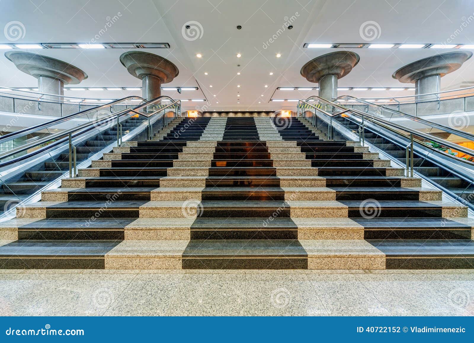 Interior of metro station stock photo. Image of light - 40722152