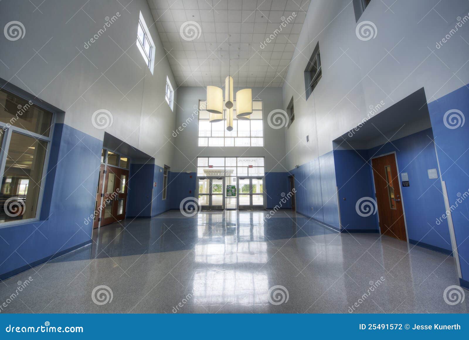 Interior of Middle School stock photo. Image of middle - 25491572