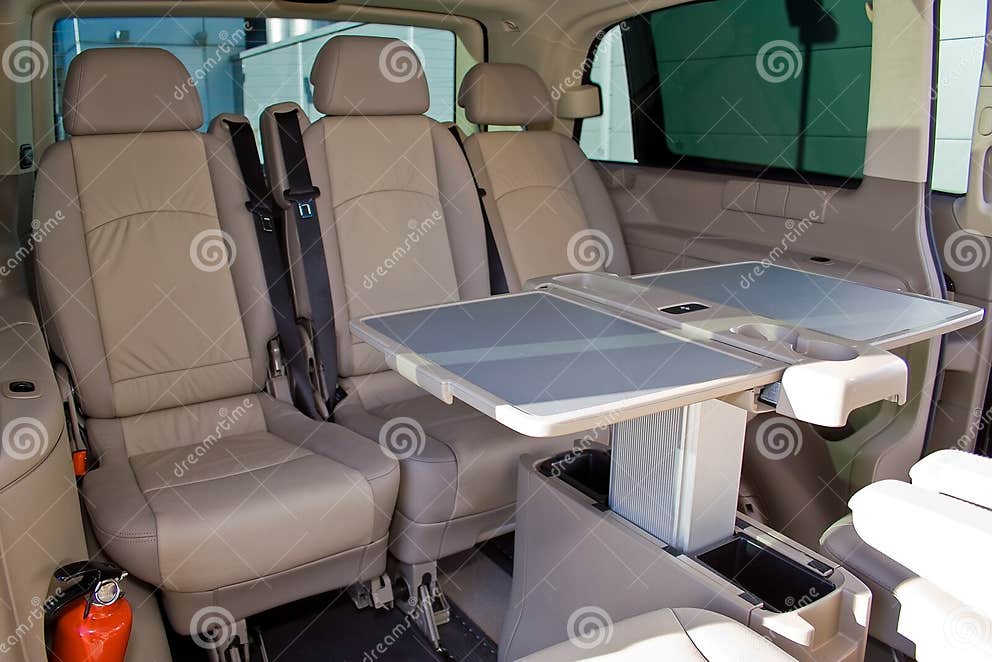 Interior of a minivan stock photo. Image of automobile - 5687058