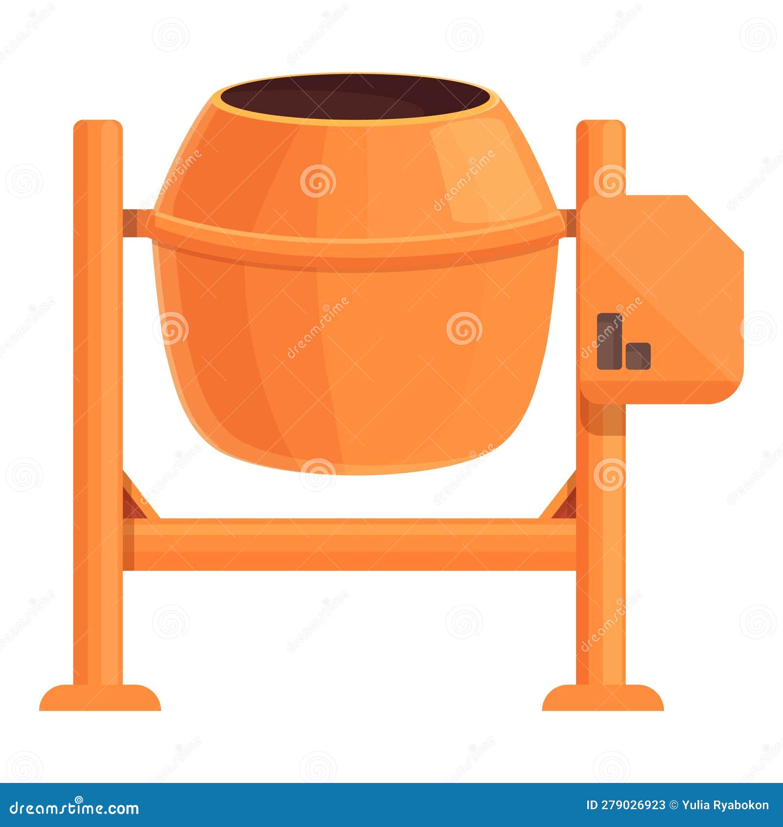 Interior Mixer Icon Cartoon Vector. Build Machine Stock Vector ...