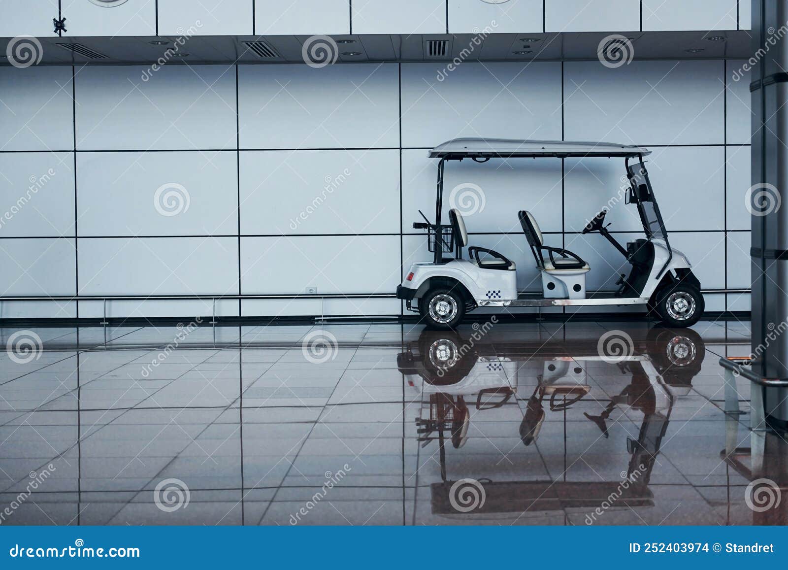 Interior of Modern Airport at Daytime with No People Inside it Stock ...
