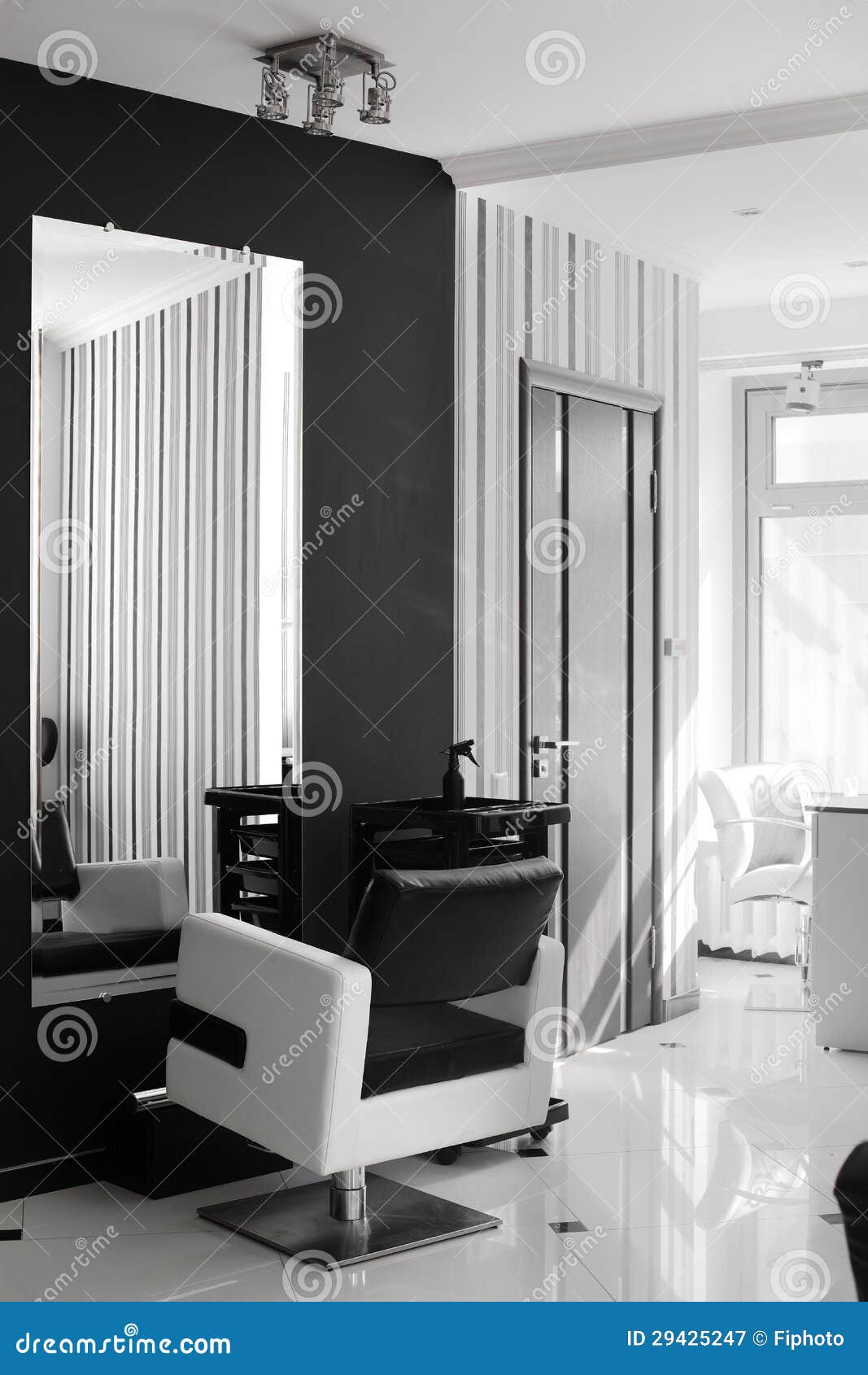 Interior of Modern Beauty Salon Stock Image - Image of home, apartment ...