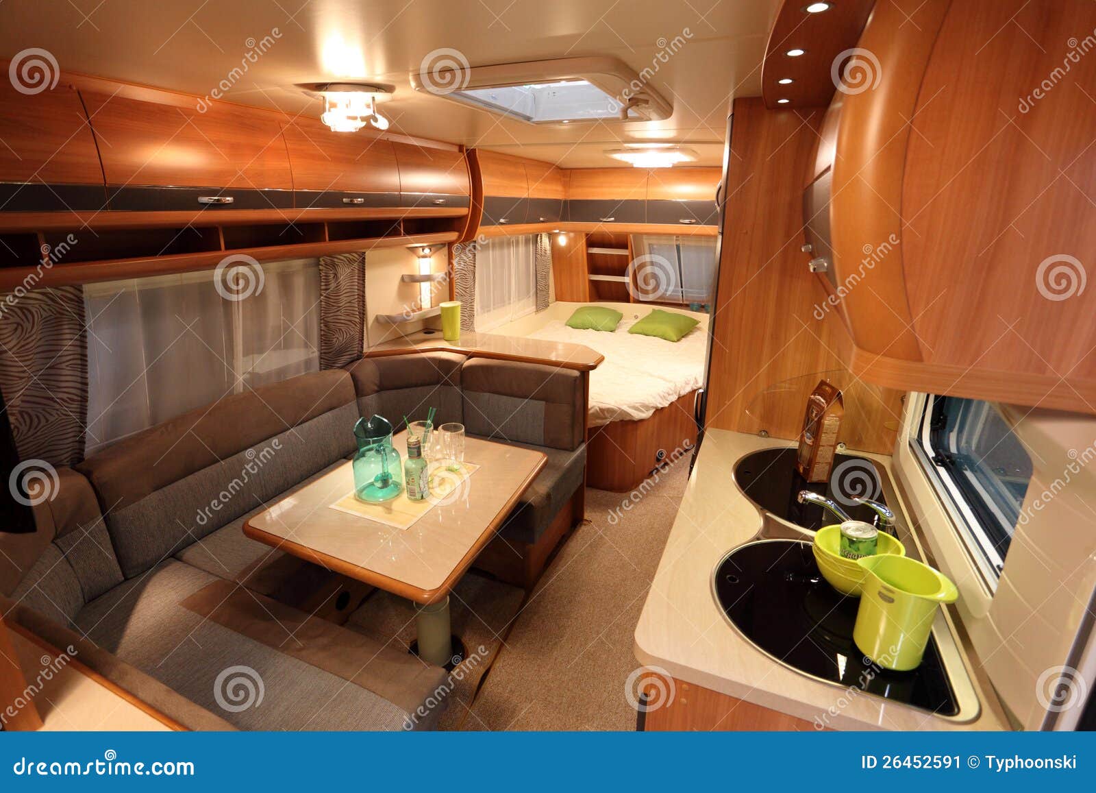 Interior of a Modern Camper Van Editorial Photo - Image of auto, travel ...