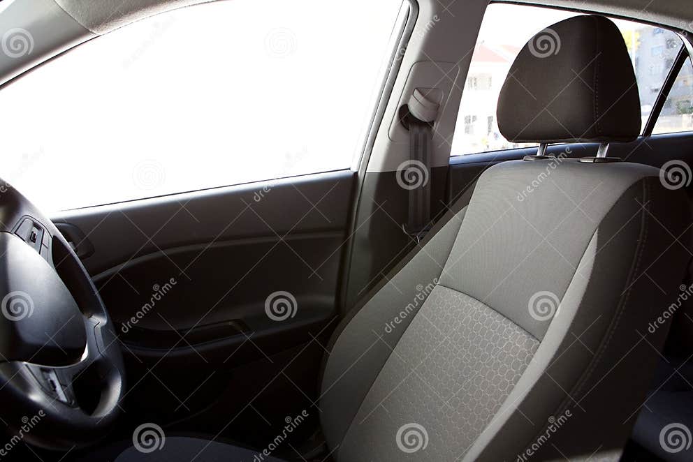 Empty driver seat of car stock photo. Image of vehicle - 92612972