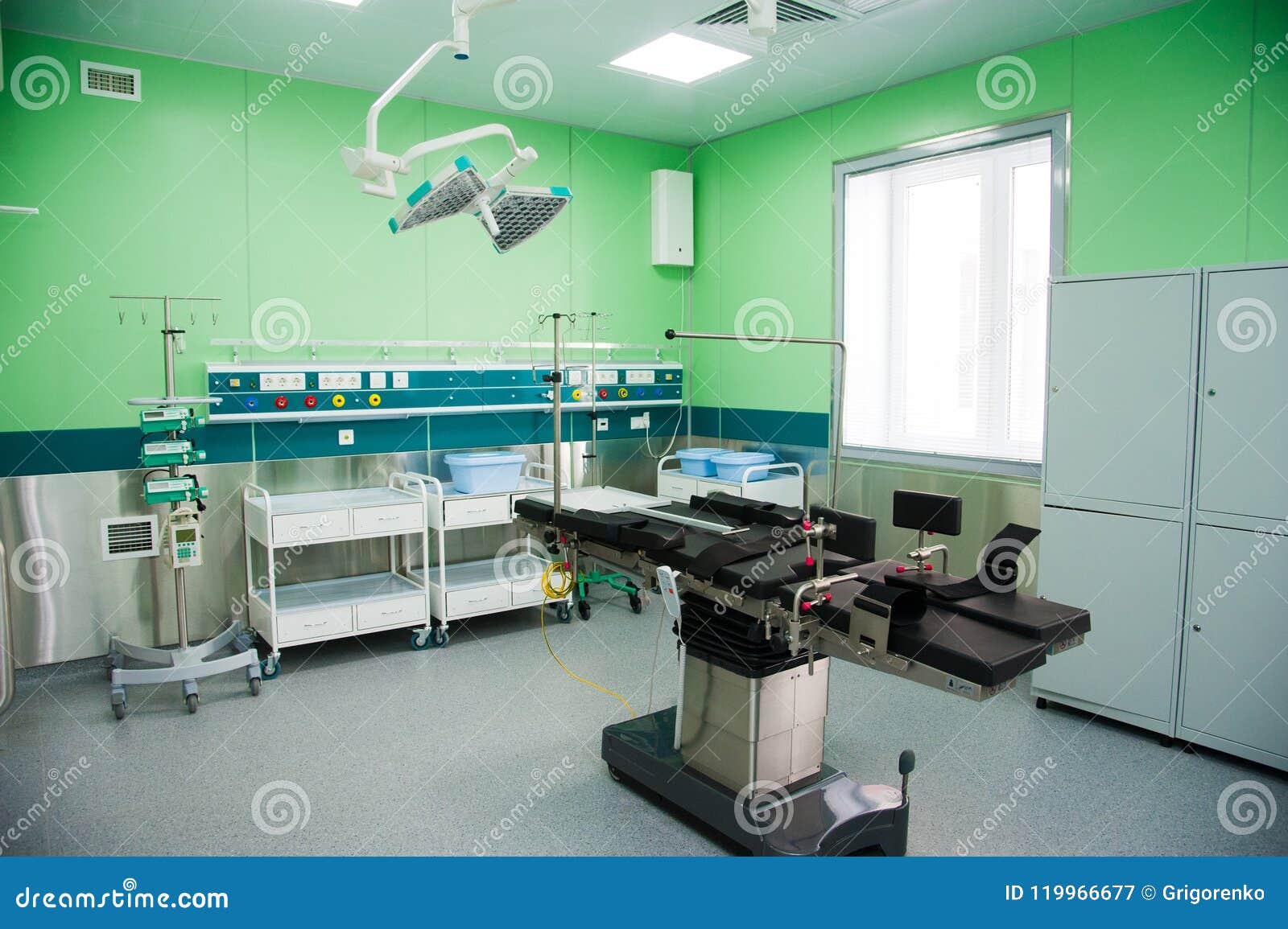 Interior of modern clinic stock image. Image of clean - 119966677