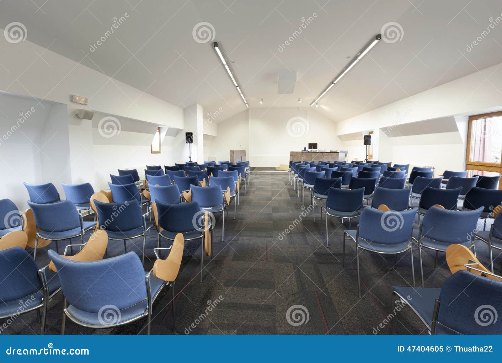 Interior of a Modern Conference Hall Stock Image - Image of board ...