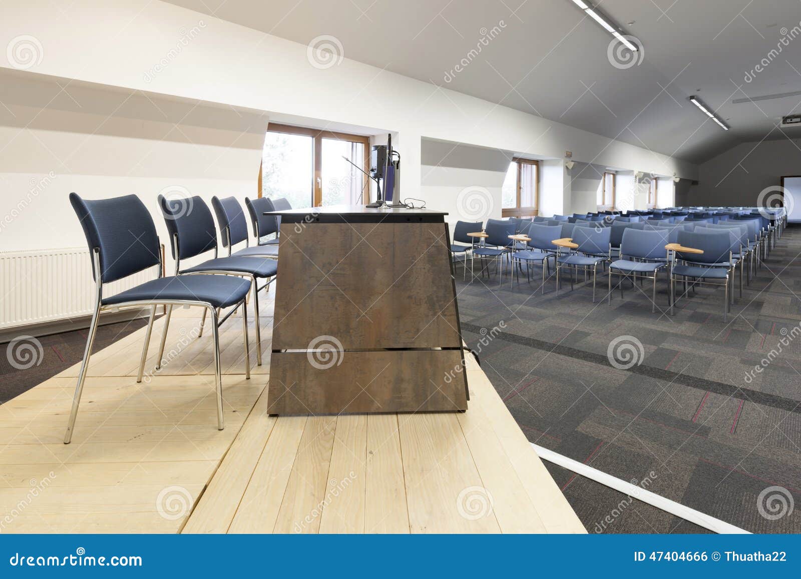 Interior of a Modern Conference Hall Stock Photo - Image of auditorium ...