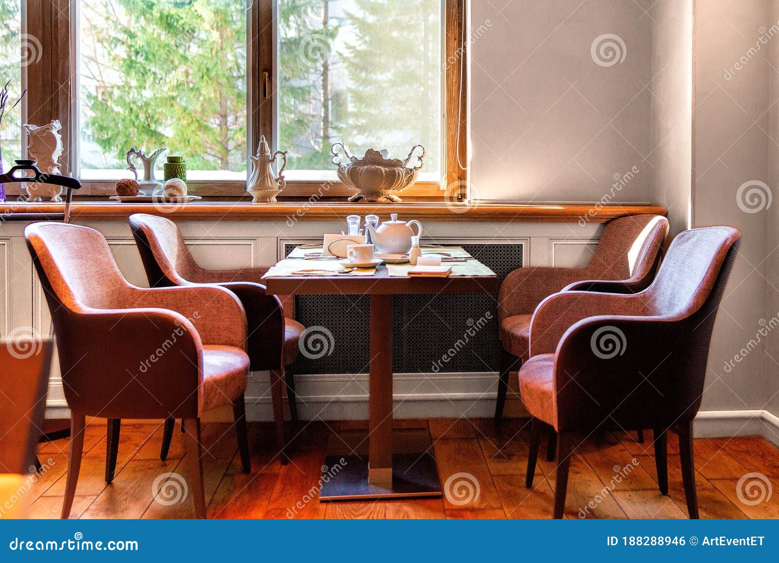 Interior of a Modern Cozy Italian Restaurant Stock Photo - Image of ...