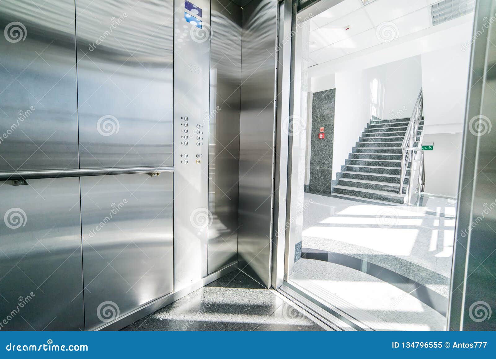 Interior elevator stock image. Image of design, hall - 134796555