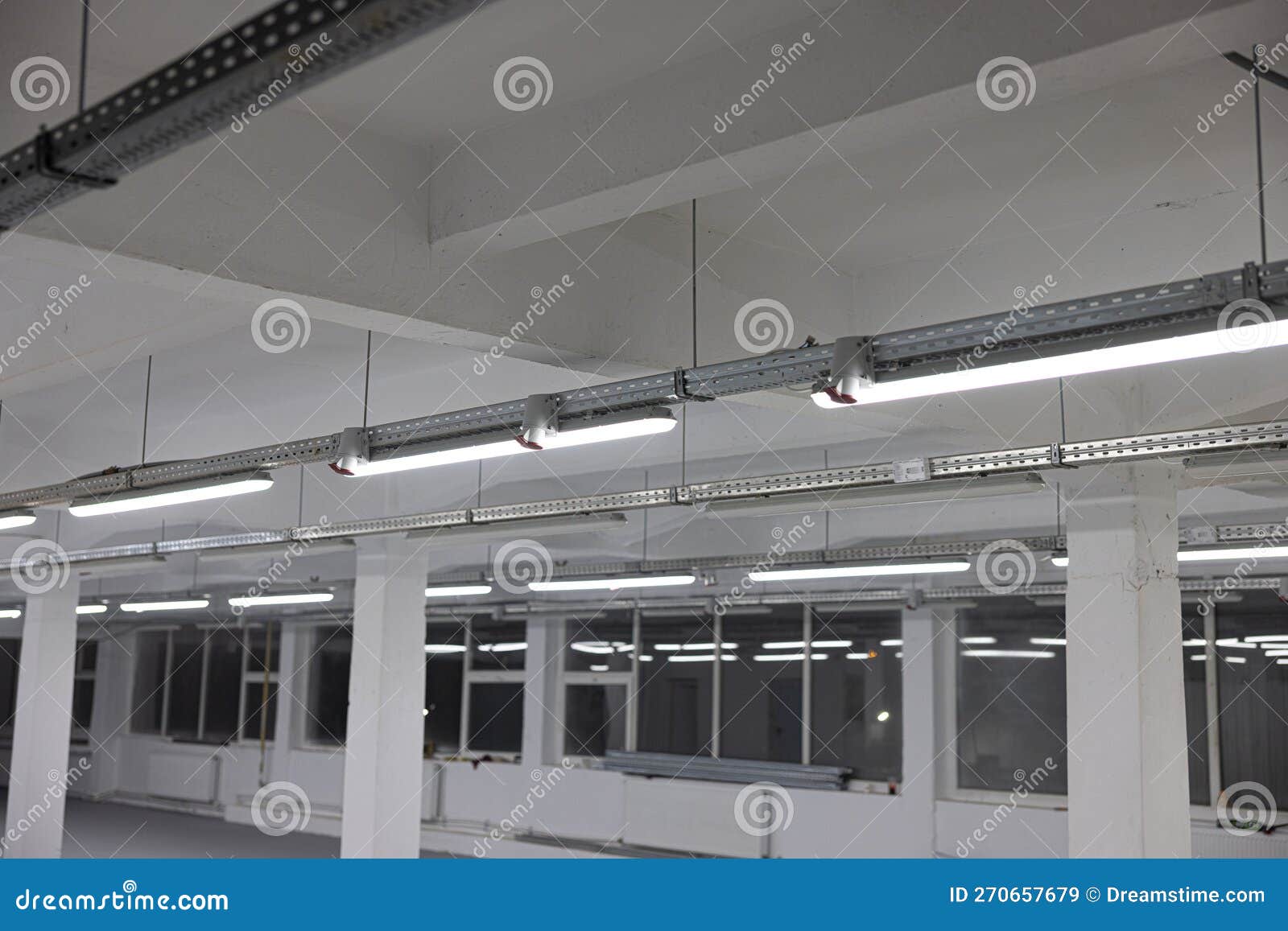 Interior of a Modern Factory, Industrial Building, Factory Interior ...