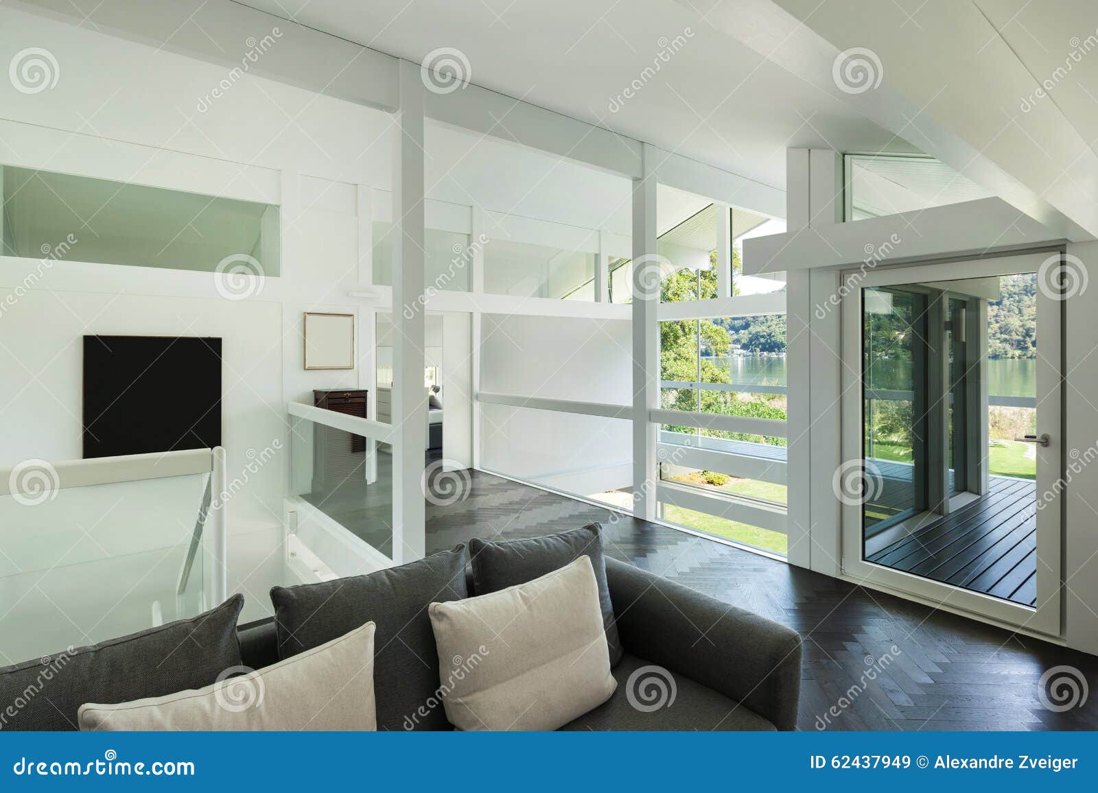 Interior of a modern house stock image. Image of open - 62437949