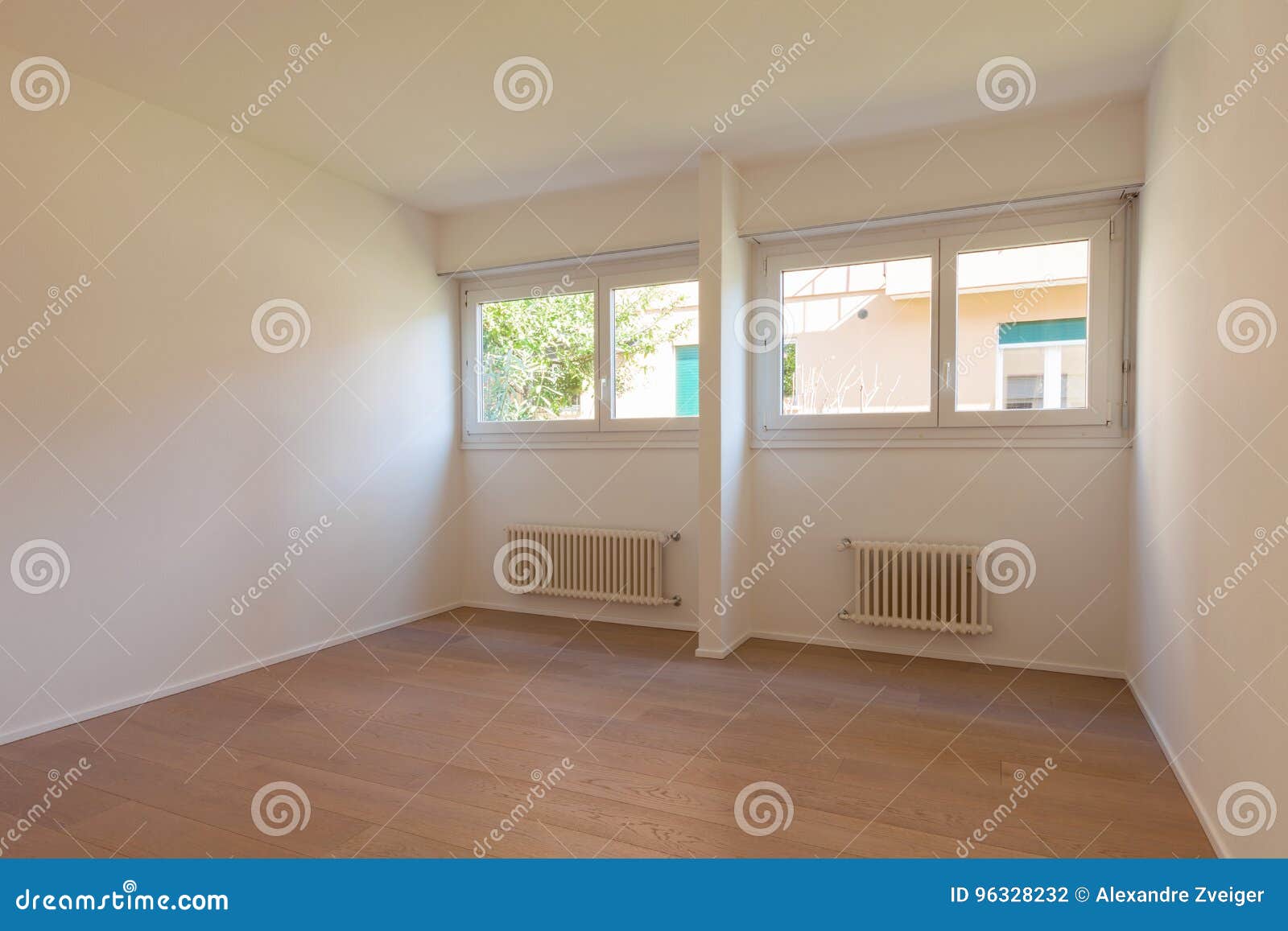 Interior of Empty Apartment. Stock Photo - Image of wall, apartment ...