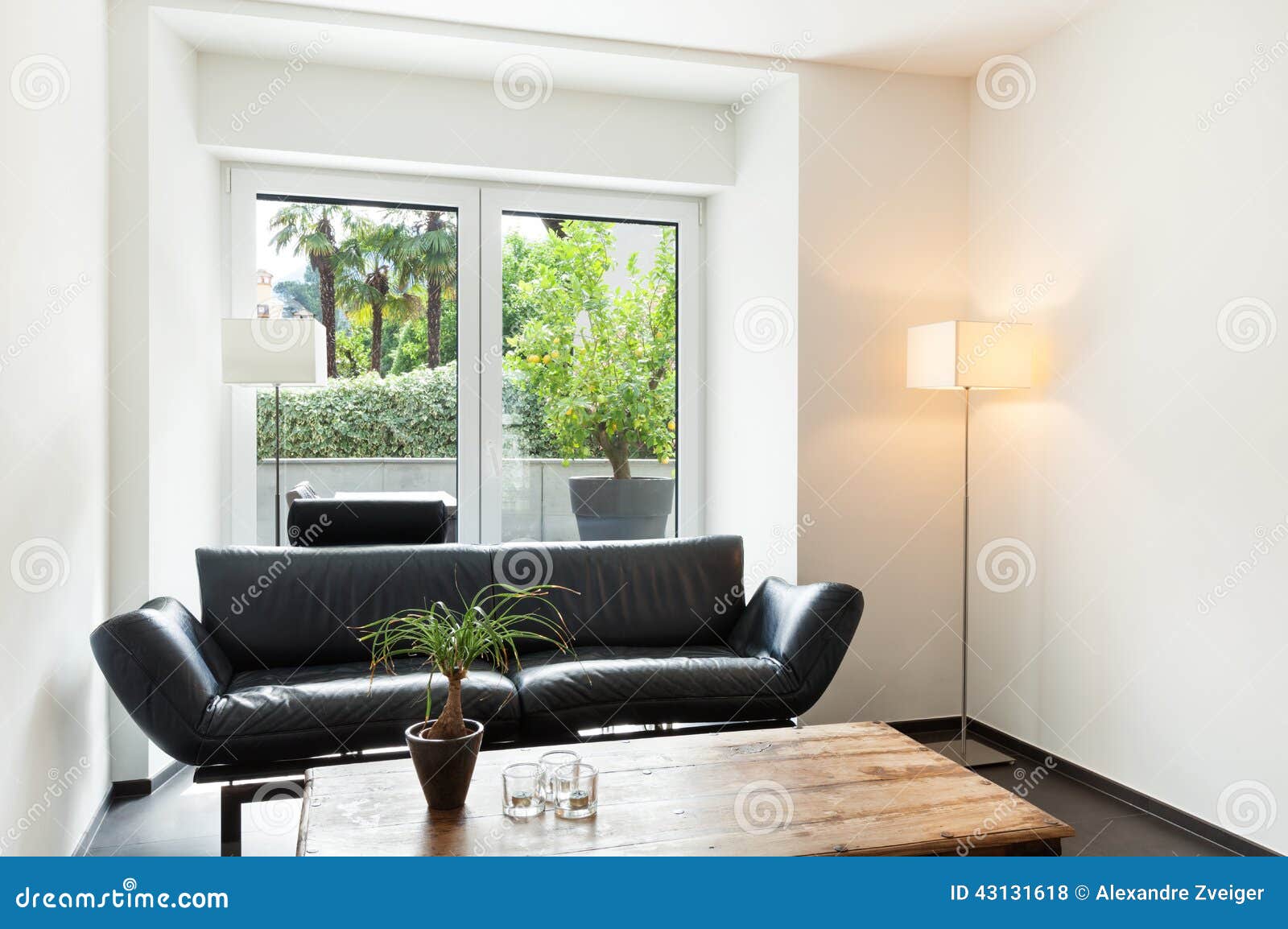 Interior modern house stock photo. Image of home, design - 43131618