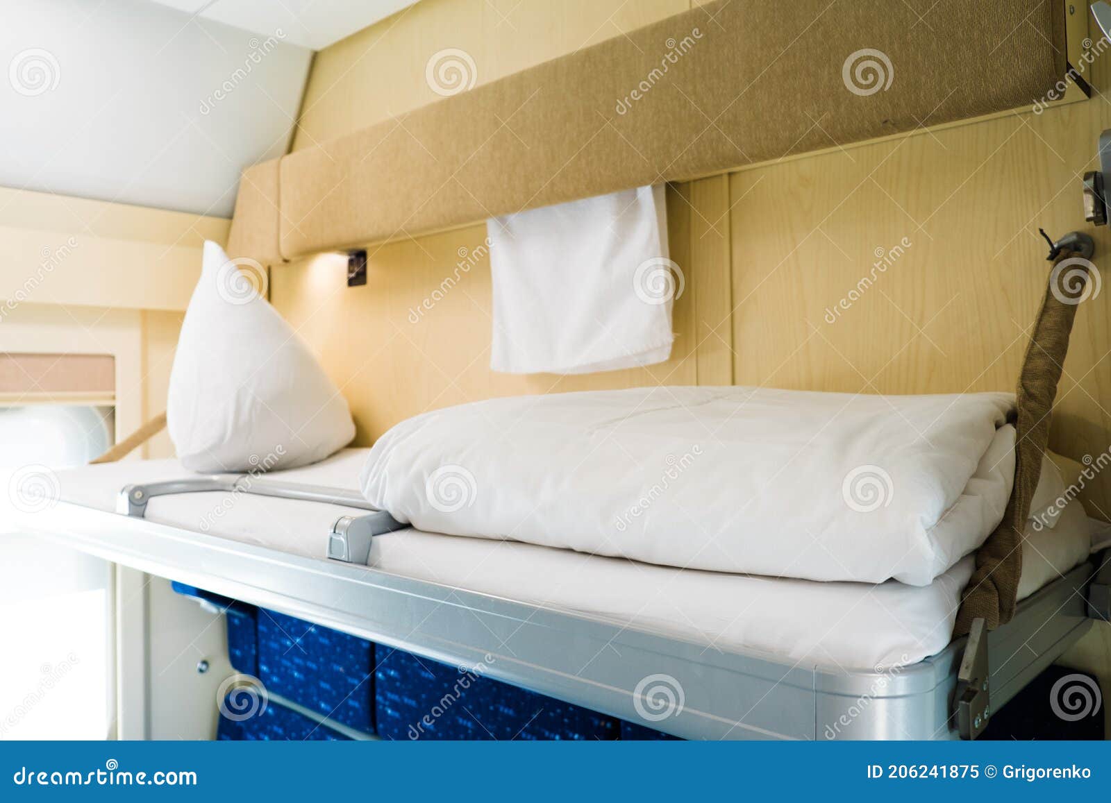 Interior of a Modern Long-distance Train Stock Image - Image of vehicle ...