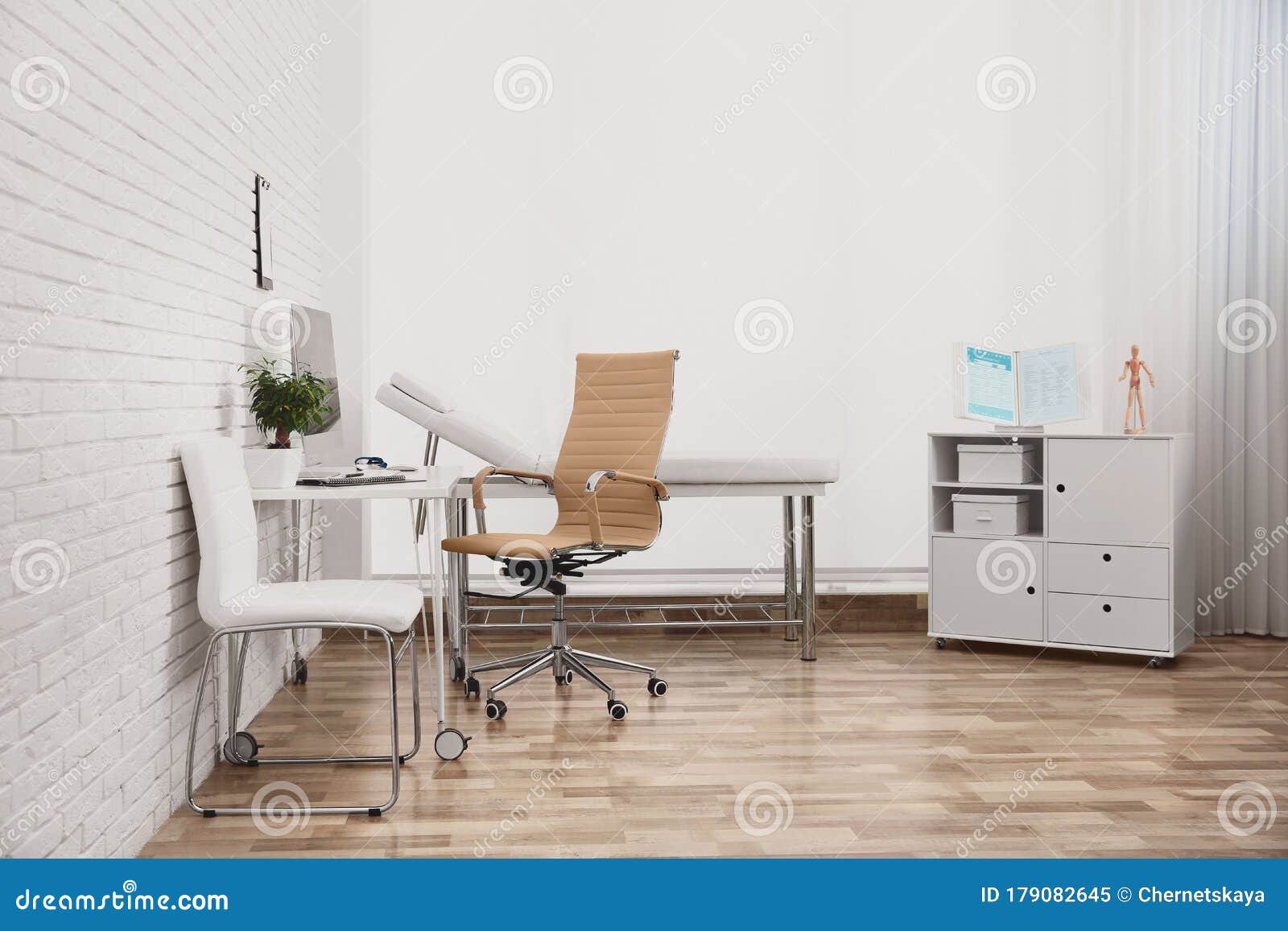 Interior of Medical Office. Doctor`s Workplace Stock Image - Image of ...