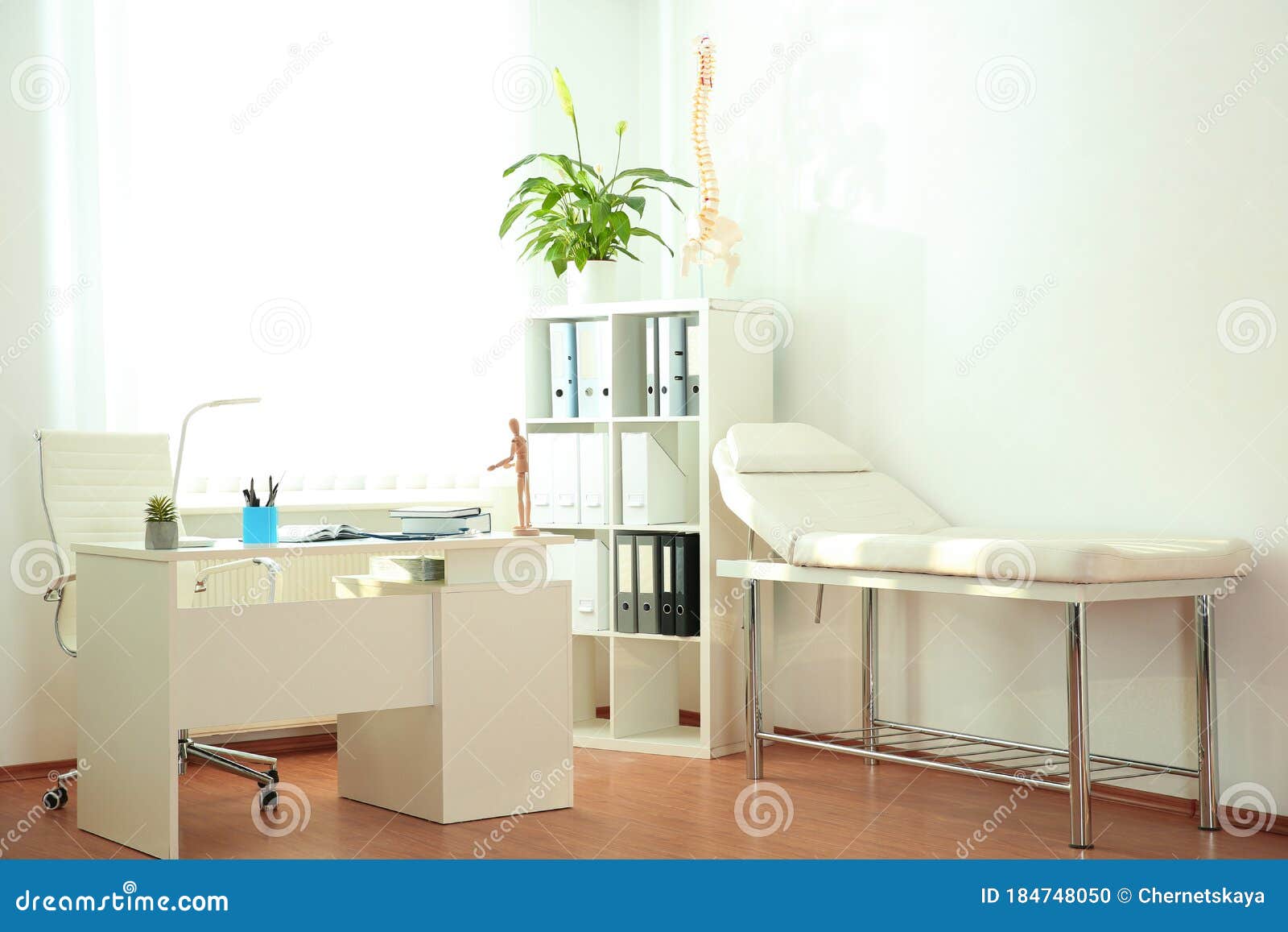 Interior of Medical Office. Doctor`s Workplace Stock Photo - Image of ...