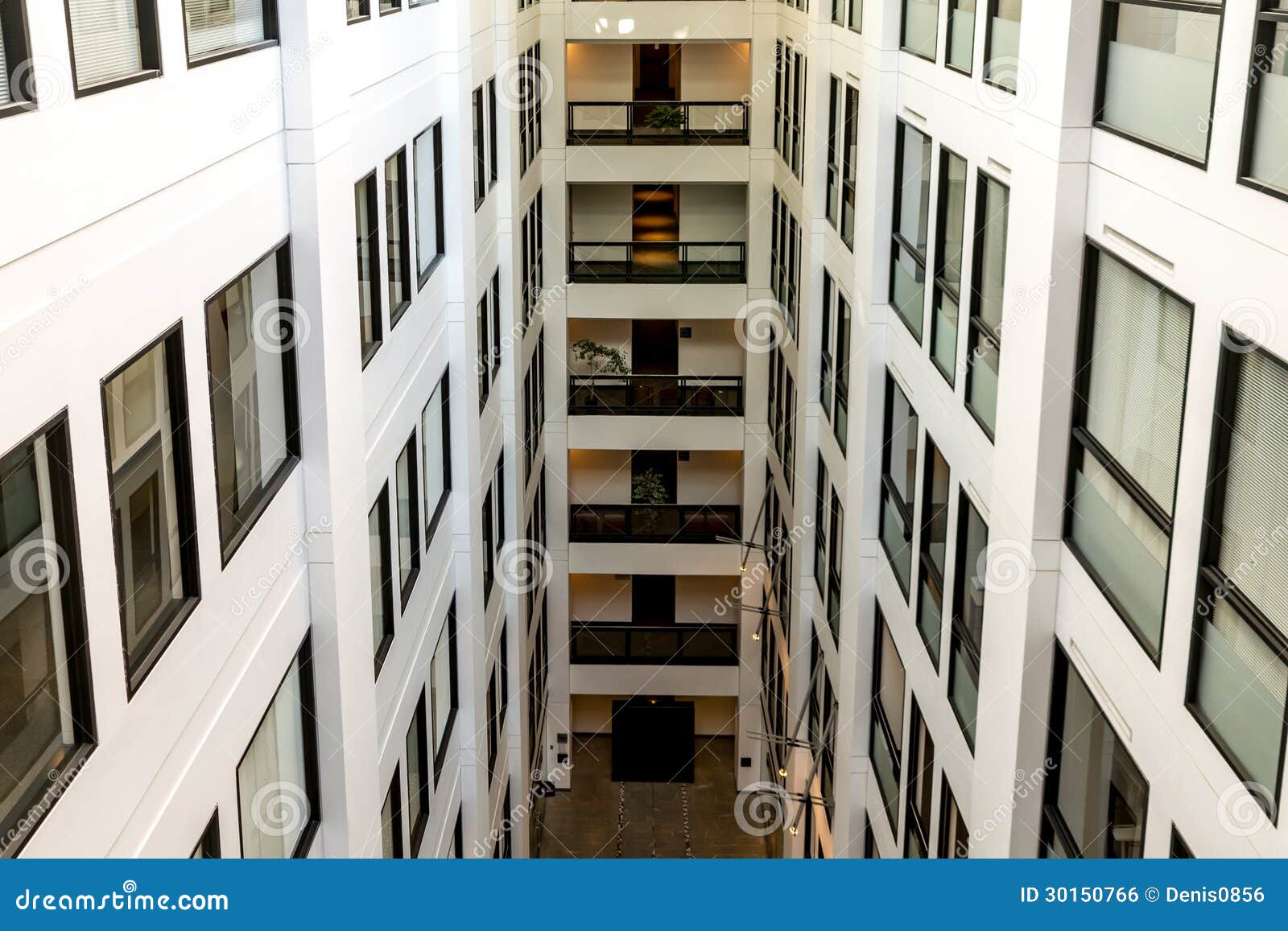 Interior of a Modern Office Building Stock Photo - Image of ...