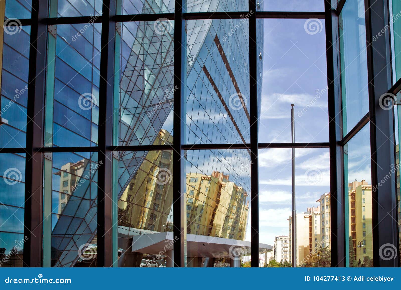 Building Glass . Window View of the Building Editorial Stock Photo ...