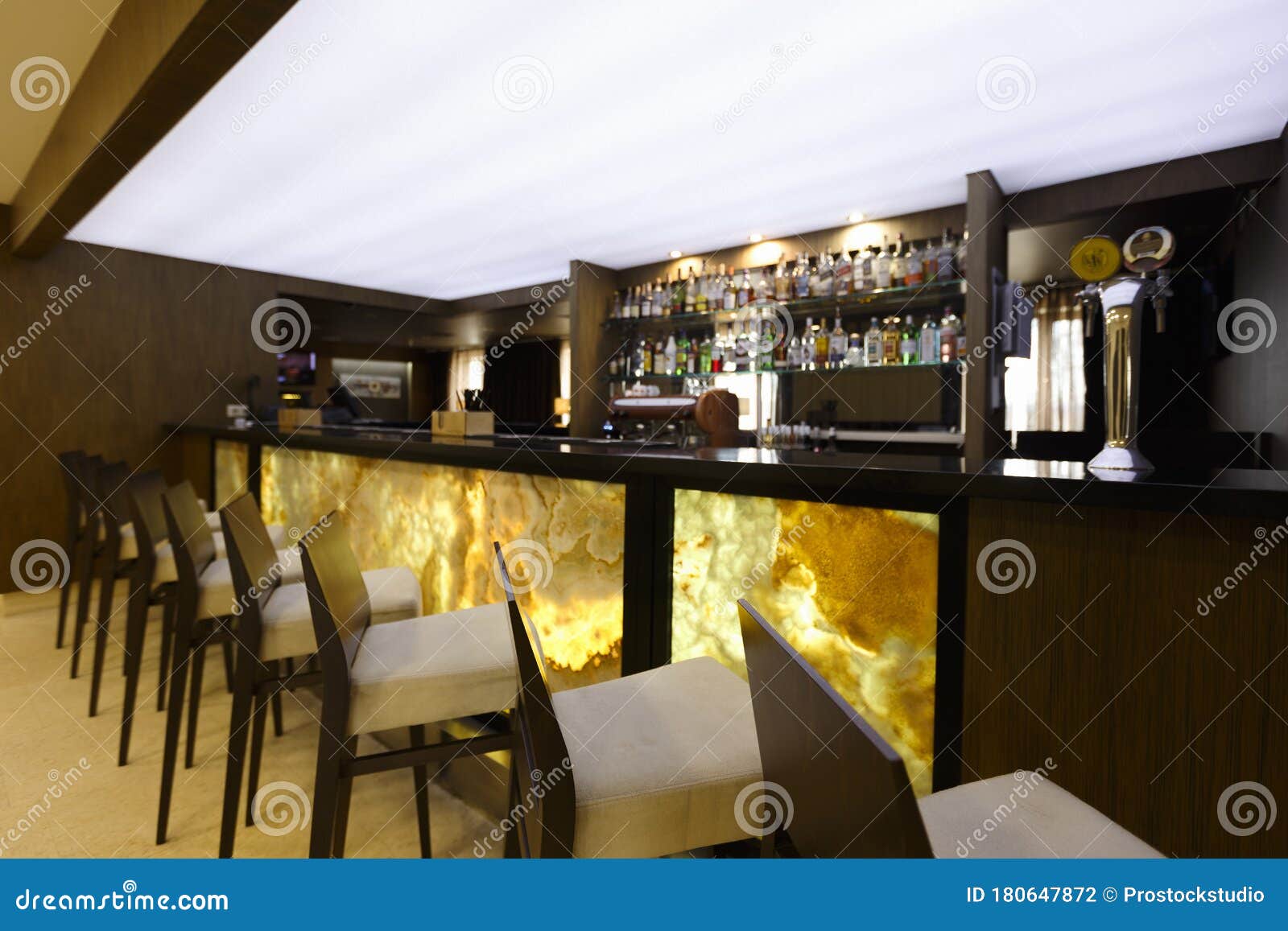 Interior of Modern Pub or Bar, Free Space Stock Photo - Image of modern ...