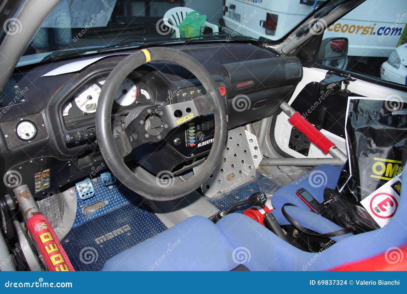 The Interior of a Modern Rally Car Editorial Stock Image - Image of ...