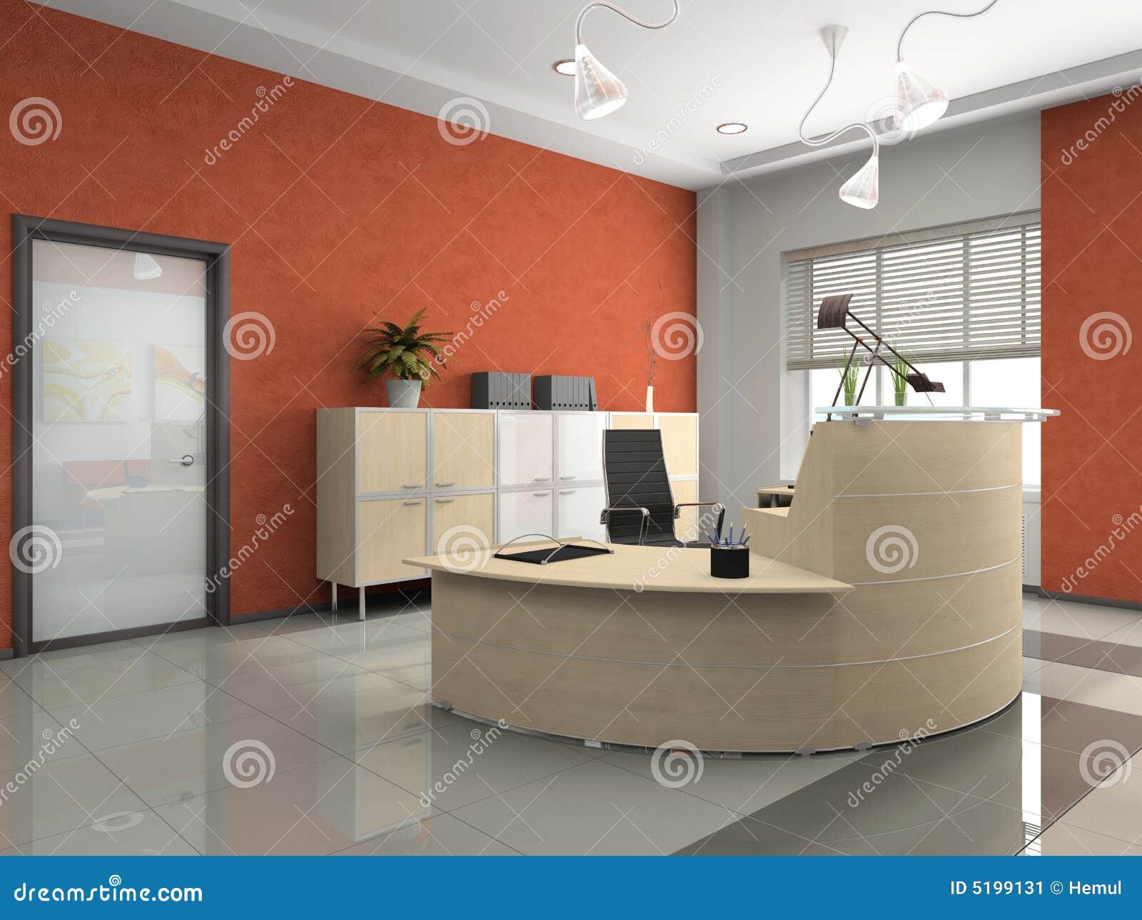 Modern Reception Desk Stock Photo | CartoonDealer.com #144204666