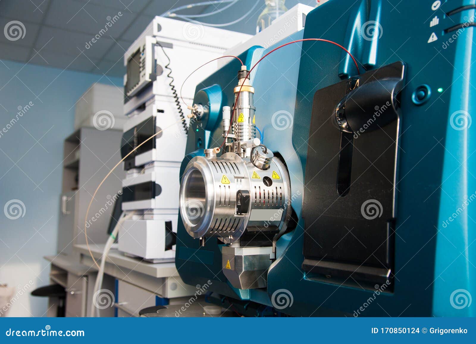 Interior of Modern Research Laboratory Stock Photo - Image of chemist ...