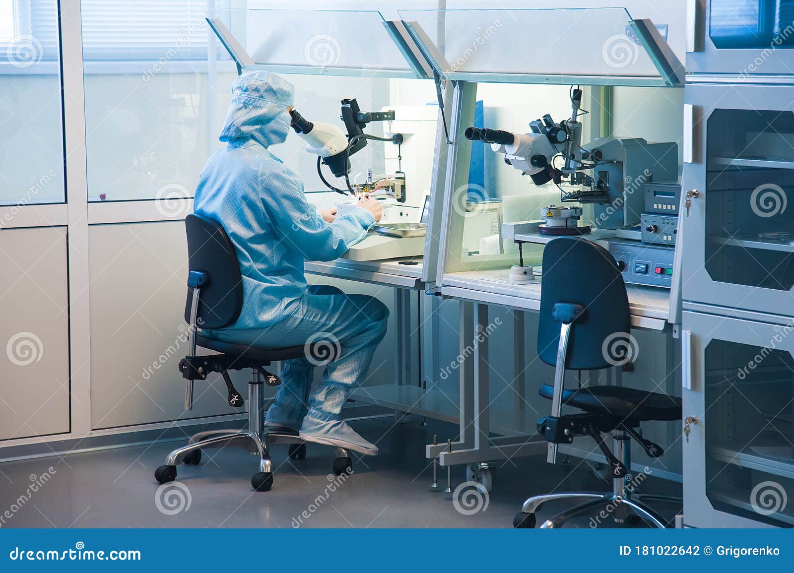 Interior of Modern Research Laboratory Stock Photo - Image of ...