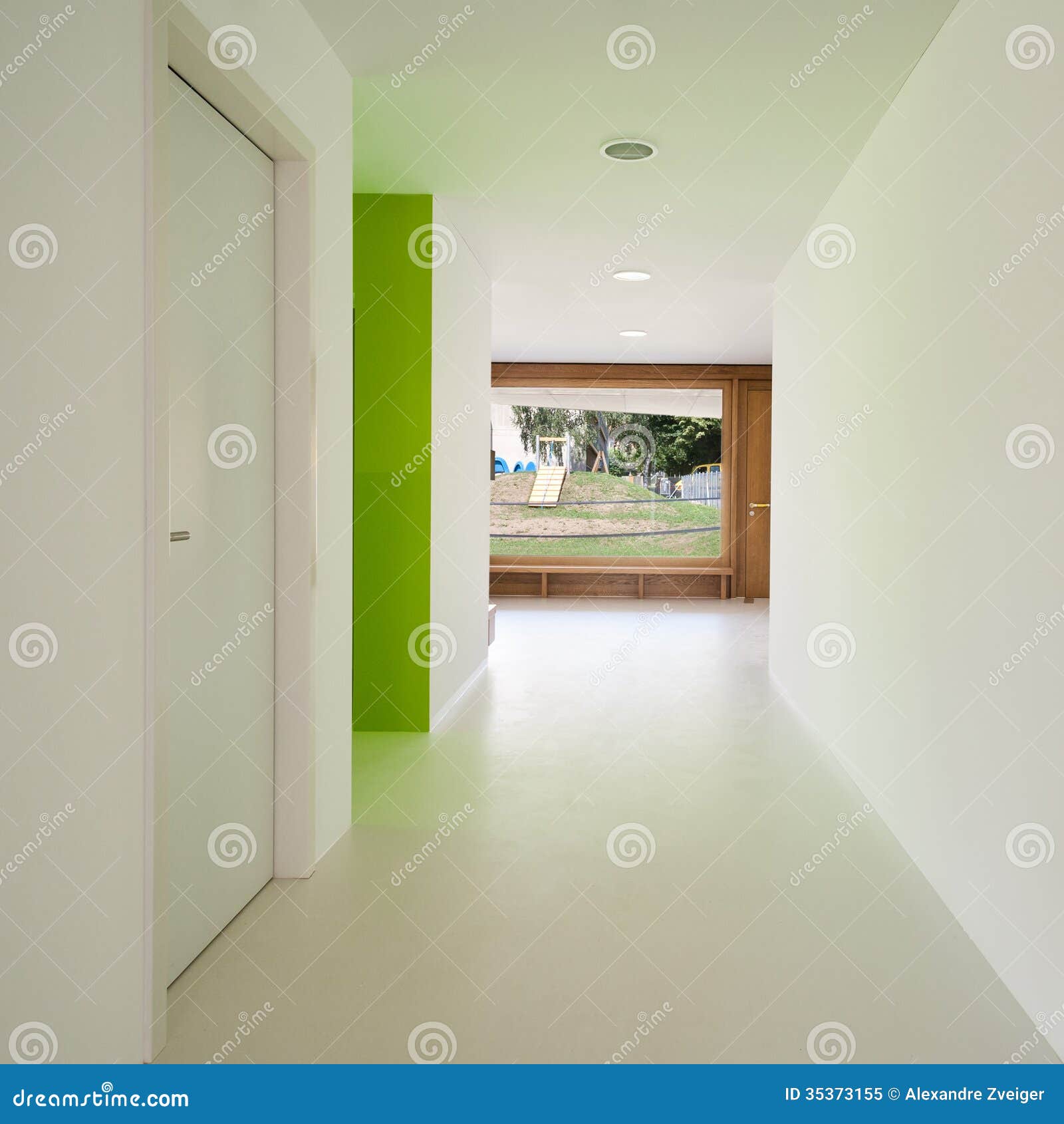 Interior modern school stock image. Image of construction - 35373155