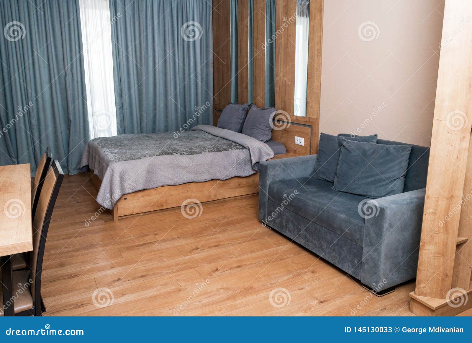 Interior of modern studio stock image. Image of modern - 145130033