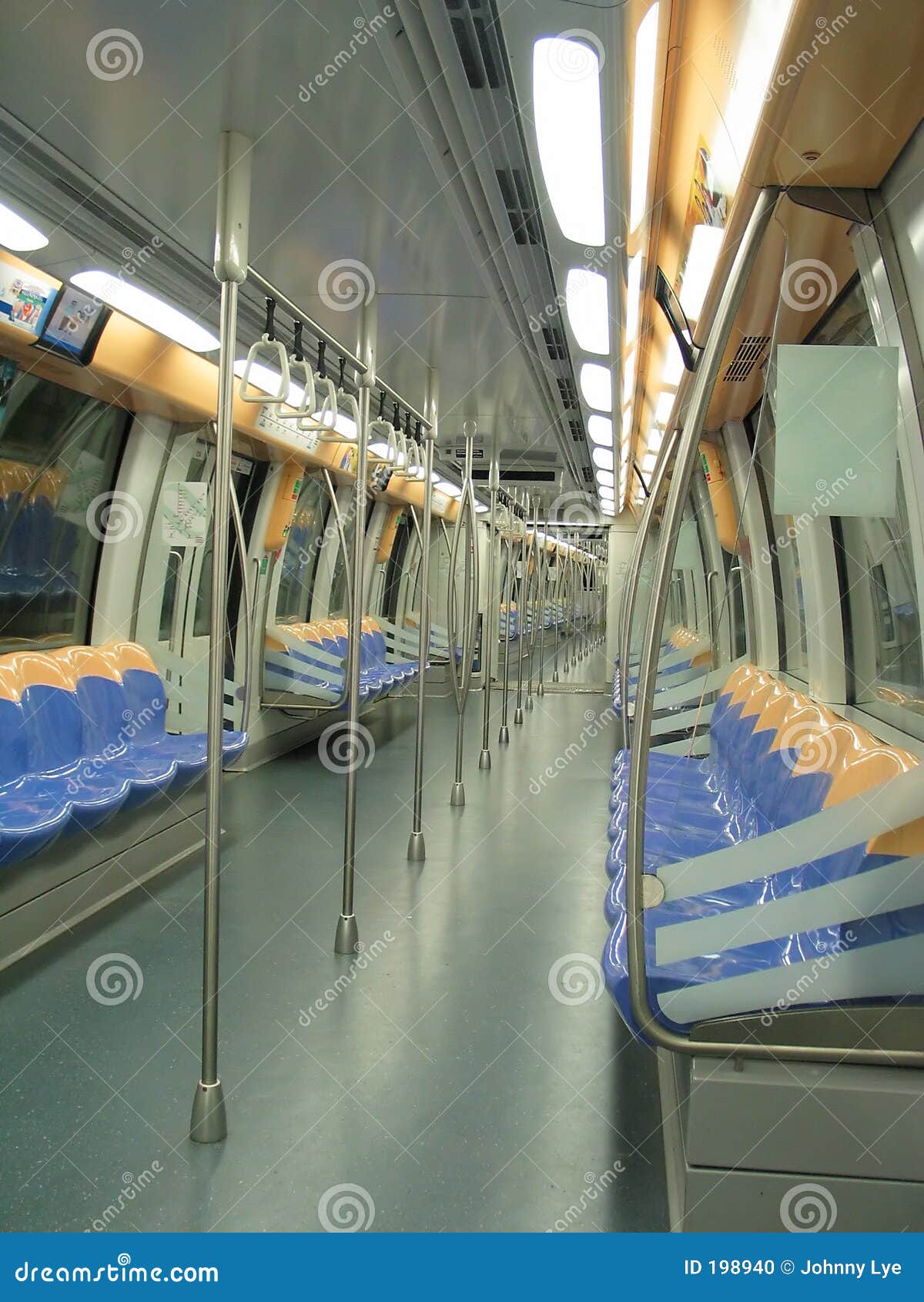 Interior of a modern train stock photo. Image of internal - 198940