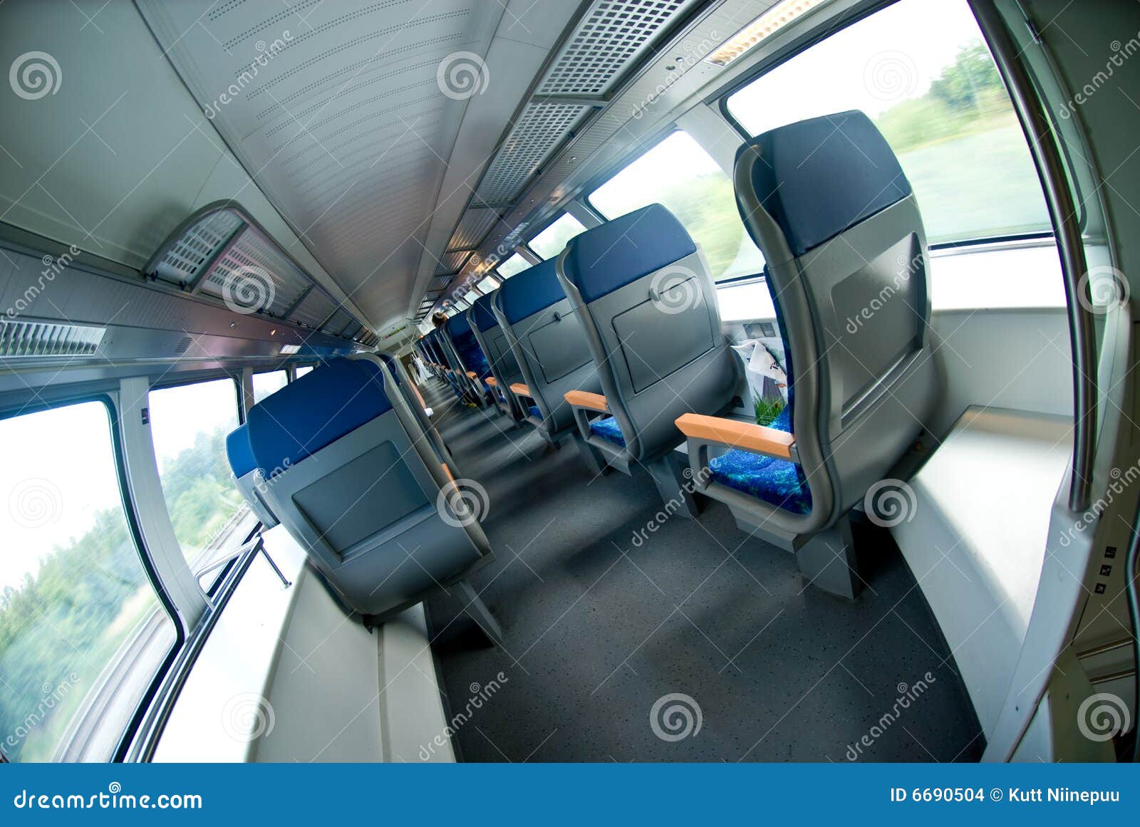 Modern Train Carriage Royalty-Free Stock Photography | CartoonDealer ...