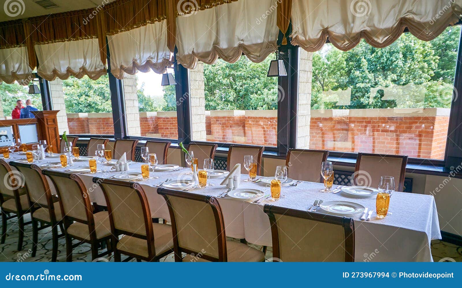 Interior of a Modern Urban Restaurant in the Morning Sunlight Stock ...