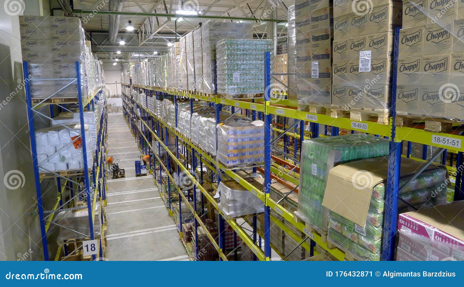 Interior of a Modern Warehouse,Â Logistics Editorial Photo - Image of ...