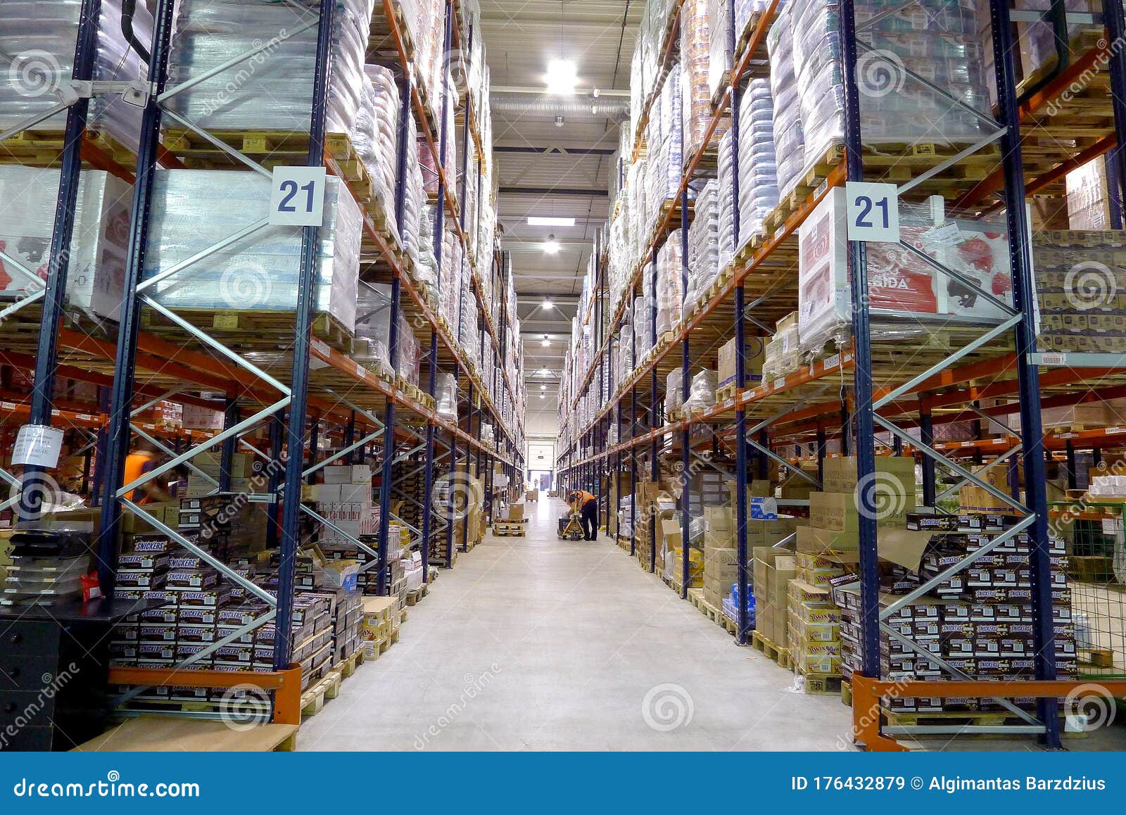 Interior of a Modern Warehouse,Â Logistics Editorial Stock Image ...