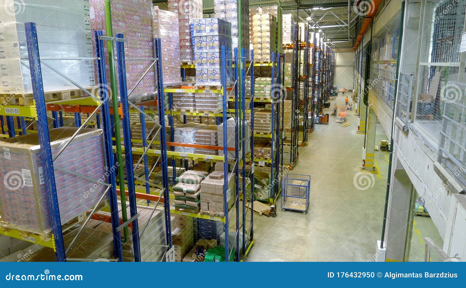 Interior of a Modern Warehouse,Â Logistics Editorial Image - Image of ...