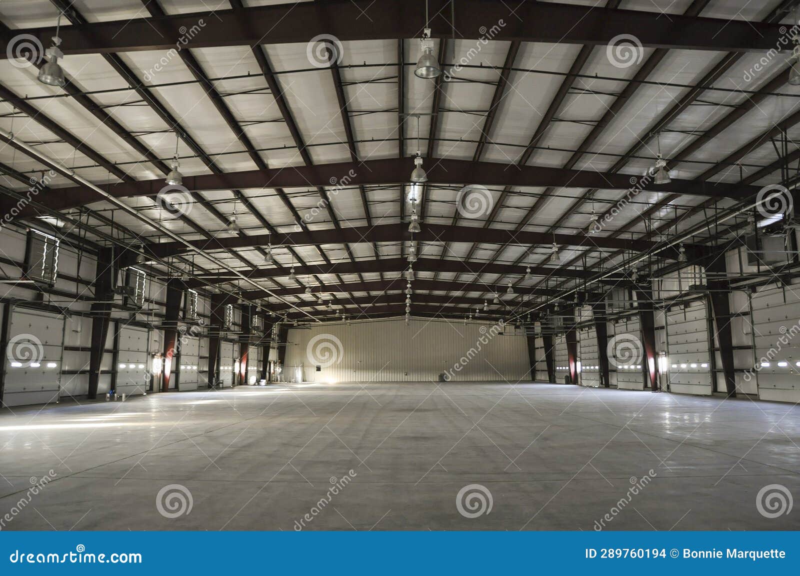 Interior of a Modern Warehouse. Stock Photo - Image of building ...
