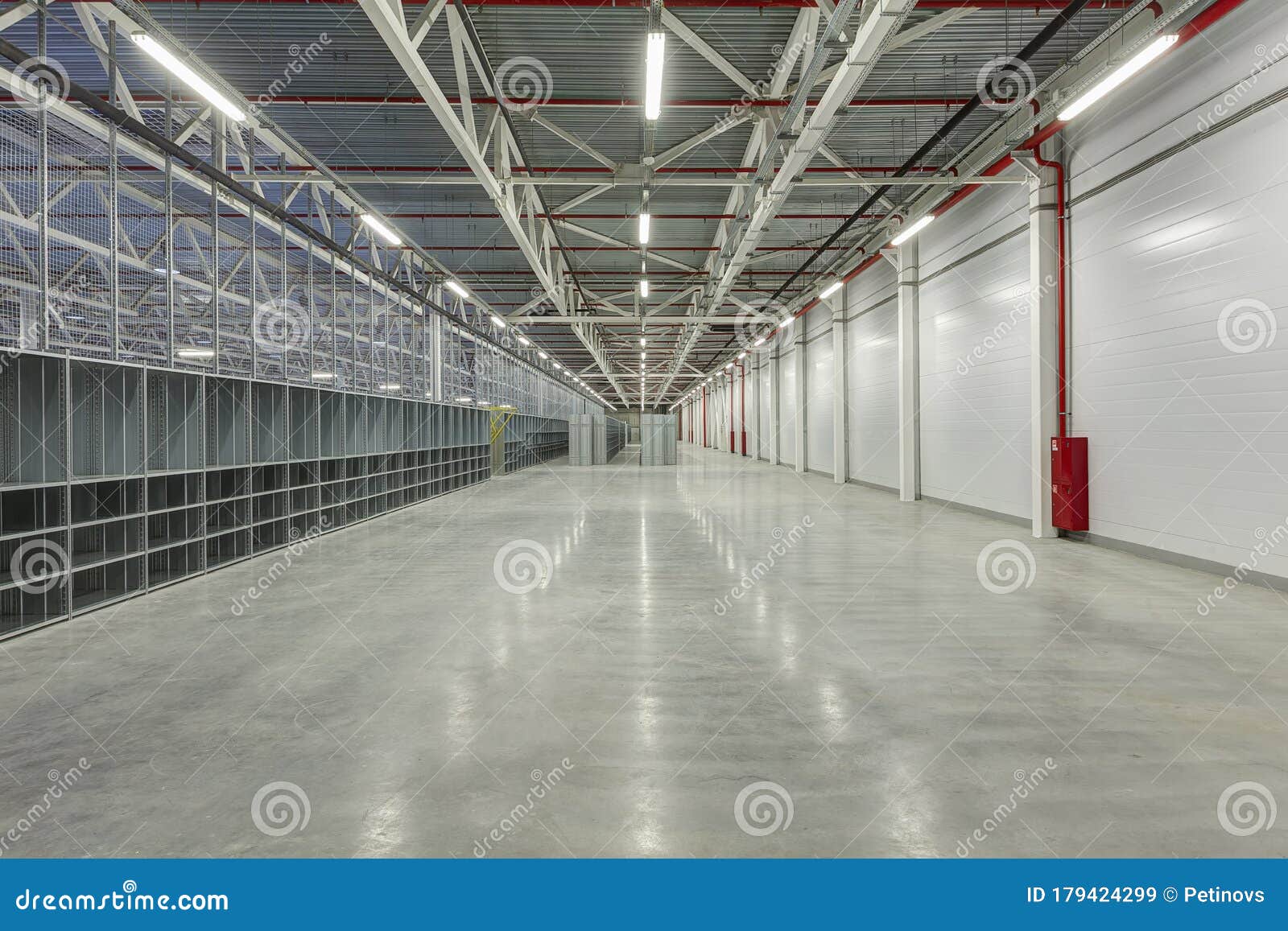 Interior of a Modern Warehouse Stock Image - Image of neat, inside ...