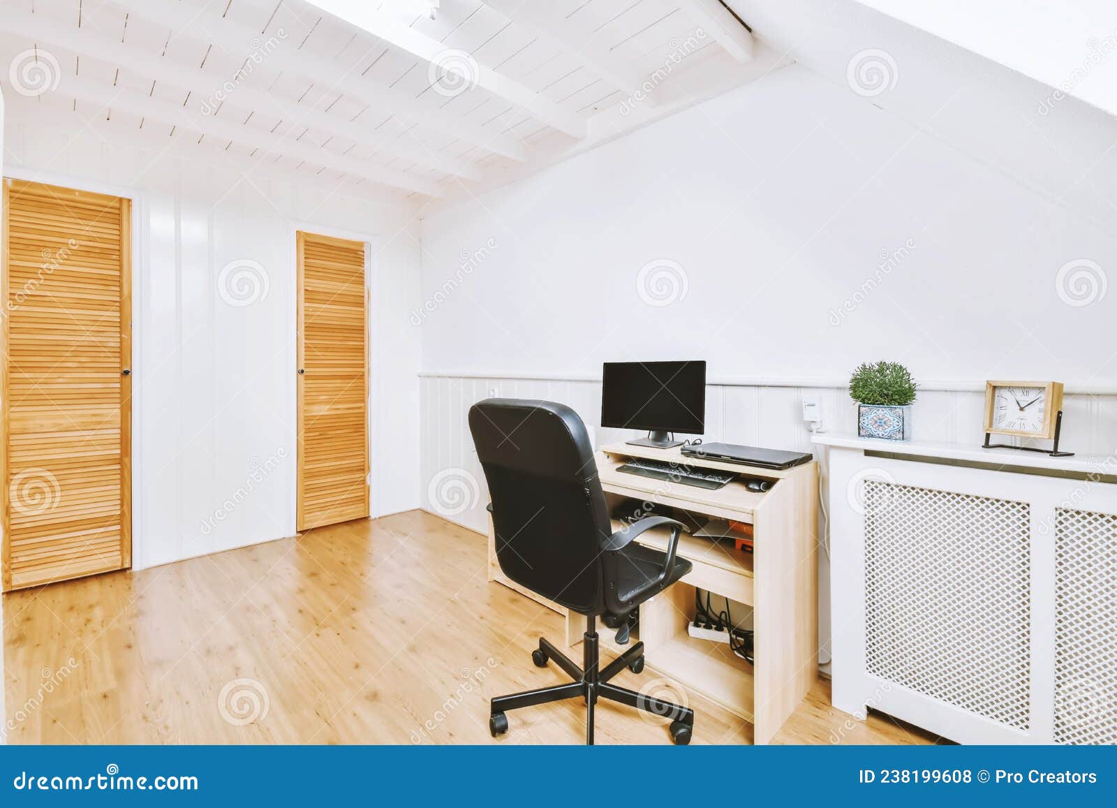 Working Area at the Computer Stock Photo - Image of room, business ...