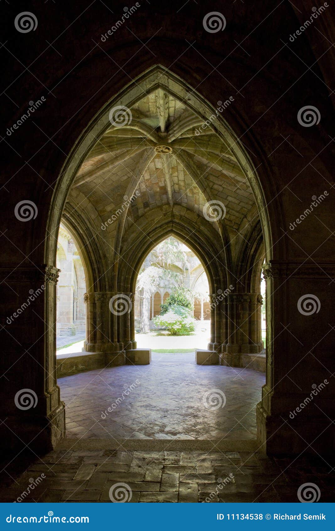 Interior of Monastery of Veruela Stock Photo - Image of monasterio ...