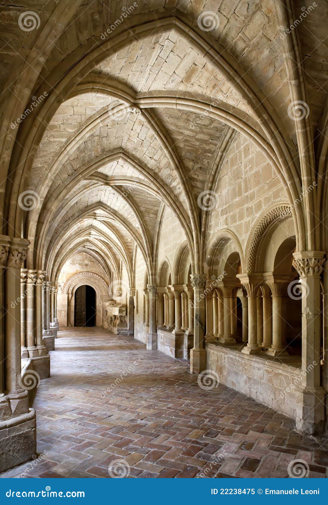 Interior of Monastery of Veruela Stock Image - Image of spiritual ...