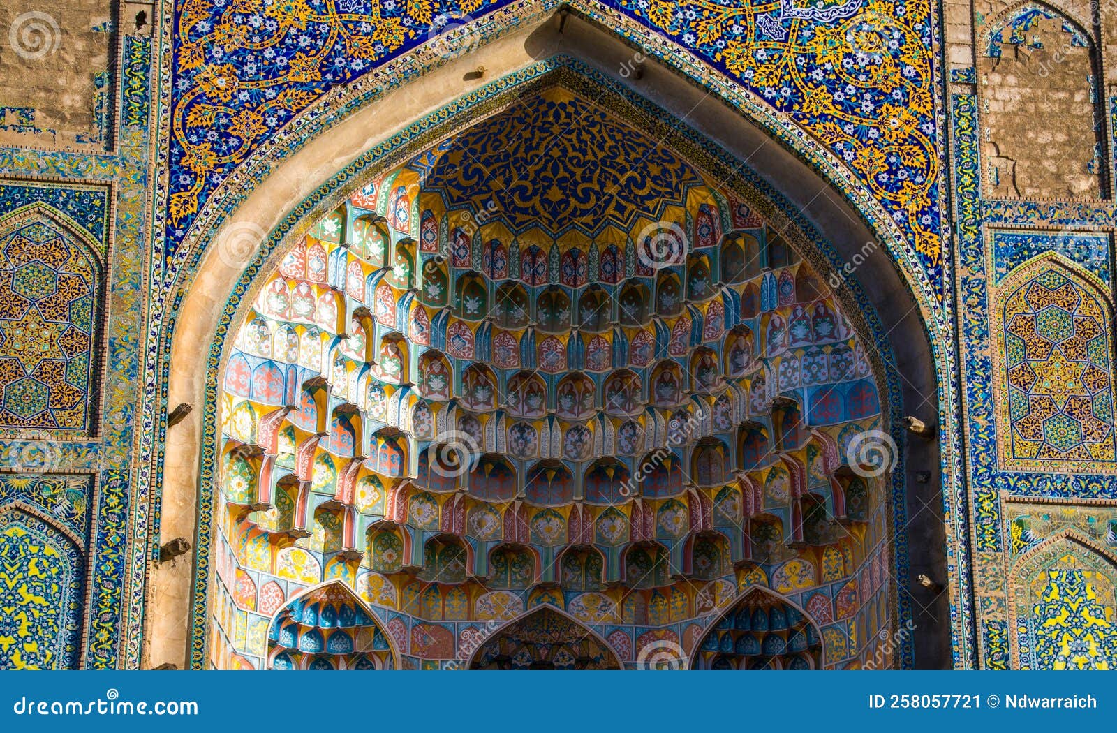 Interior of a Mosque in the Bukhara Editorial Photo - Image of ...