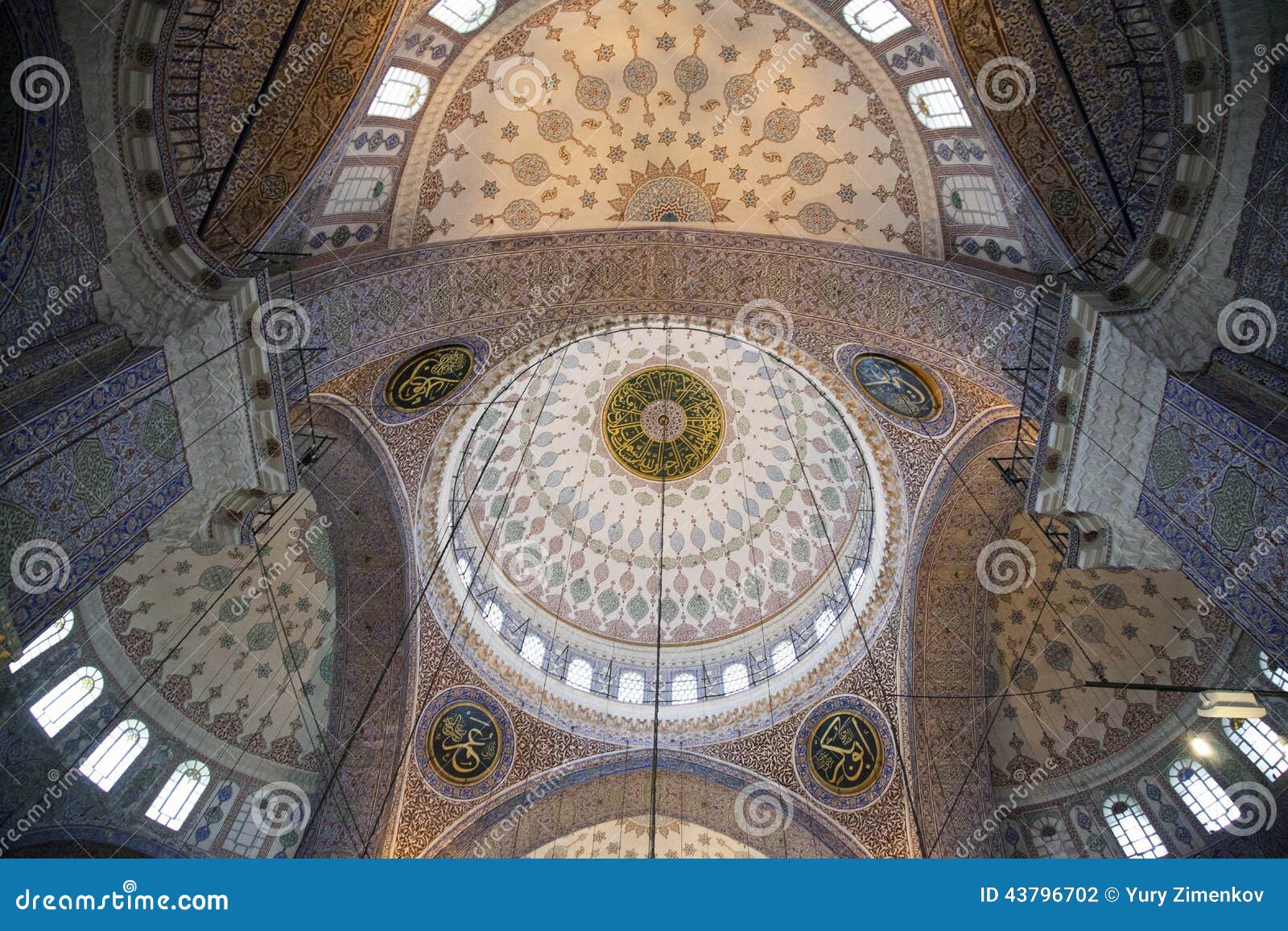 Interior of the Mosque in Istanbul. Stock Photo - Image of arabic, east ...